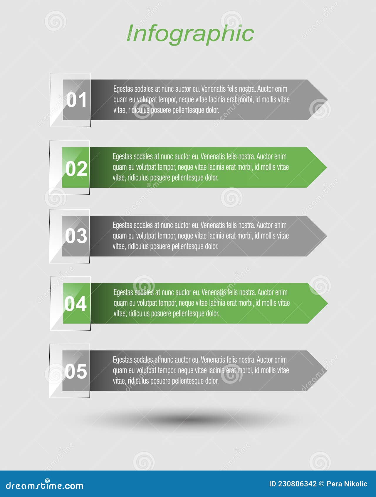 Infographics Banners for Web Layout. Stock Vector - Illustration of ...