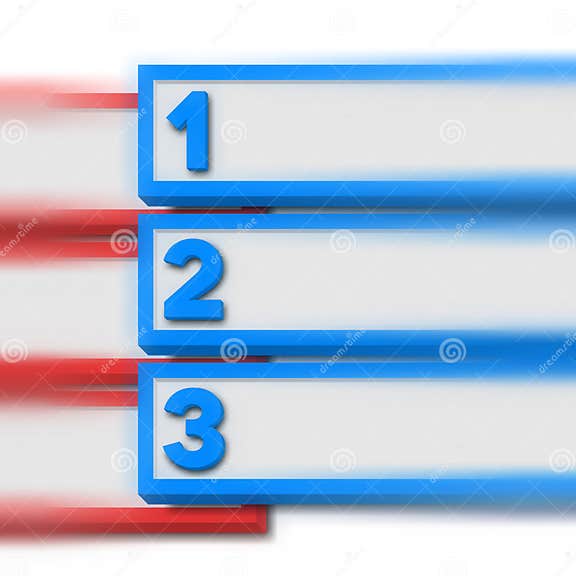 Infographics with Blurred Option Bars Stock Vector - Illustration of ...