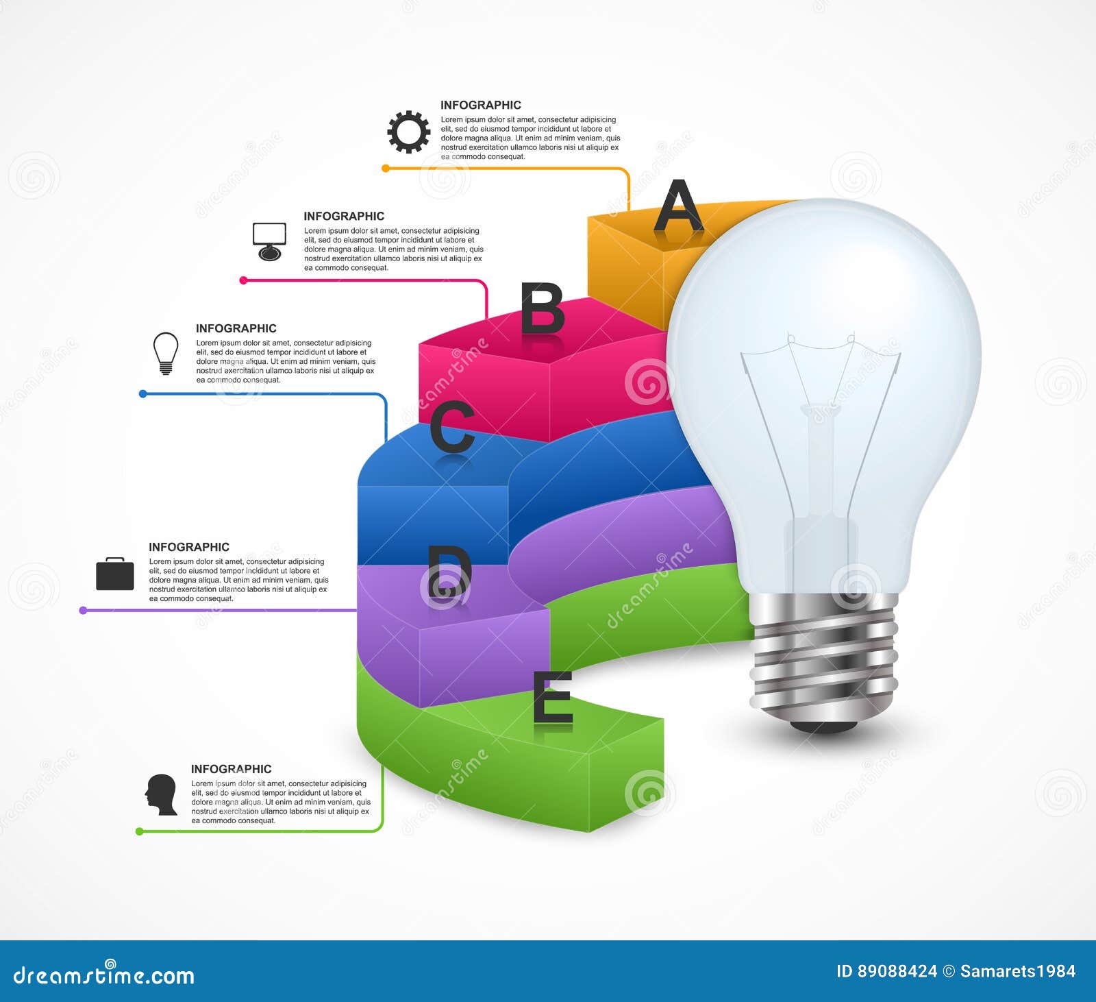 Infographics for Business Presentations or Information Booklet. Idea ...