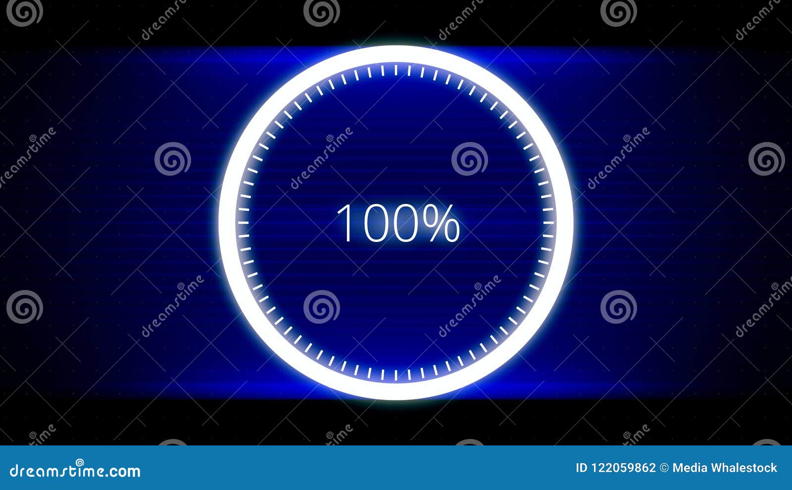 Infographics Circular Graph Animation Counting Loading Animation Stock
