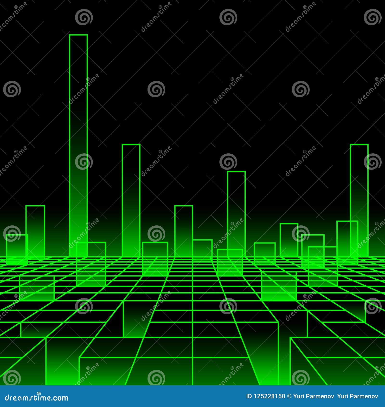 Infographics, Columns Of The Growth Diagram. Levels Indicators Stylized ...