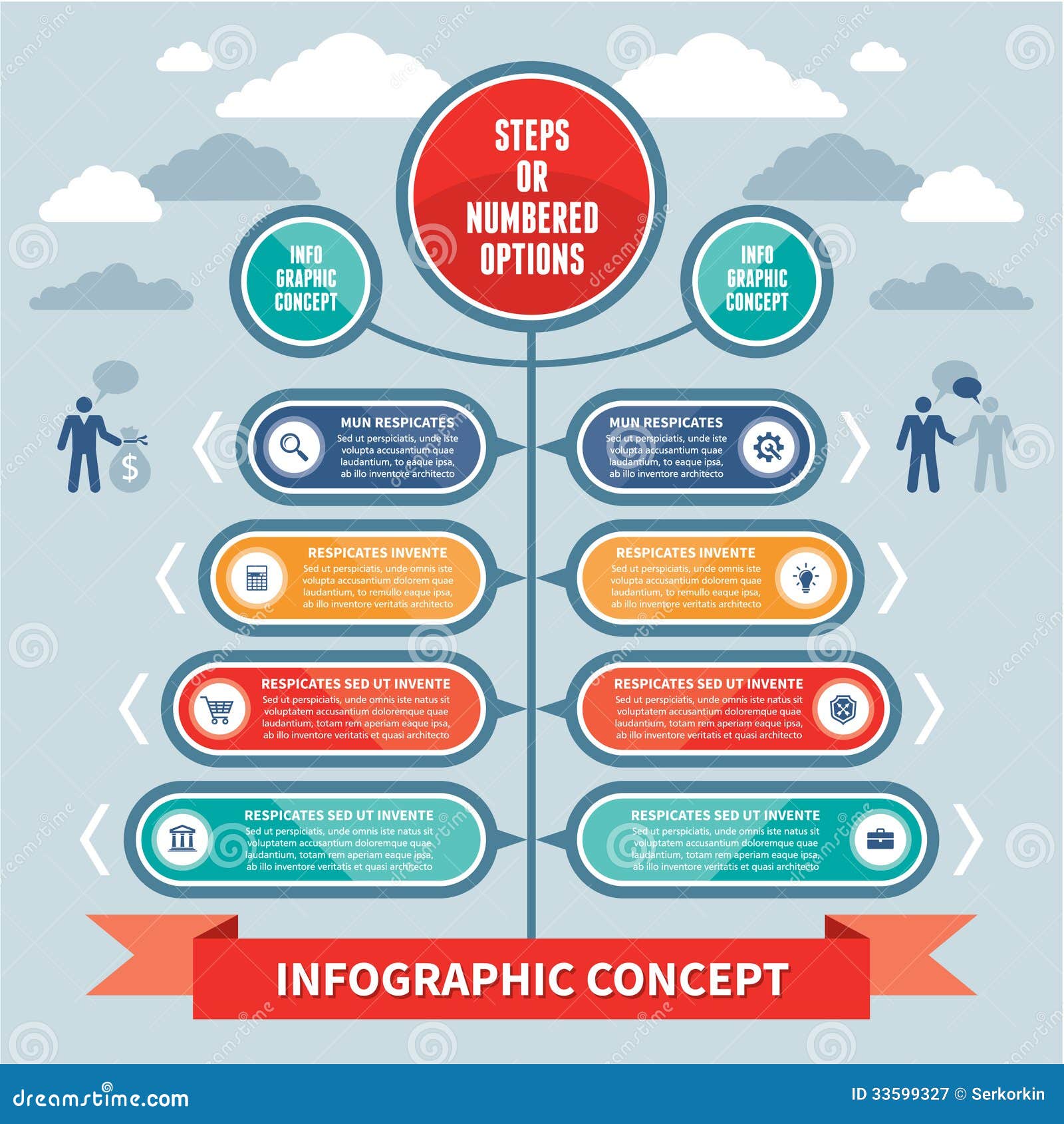 Infographics Concept - Steps or Numbered Options - Vector Scheme Stock ... Infographics Concept - Steps or Numbered Options - Vector Scheme Stock ...