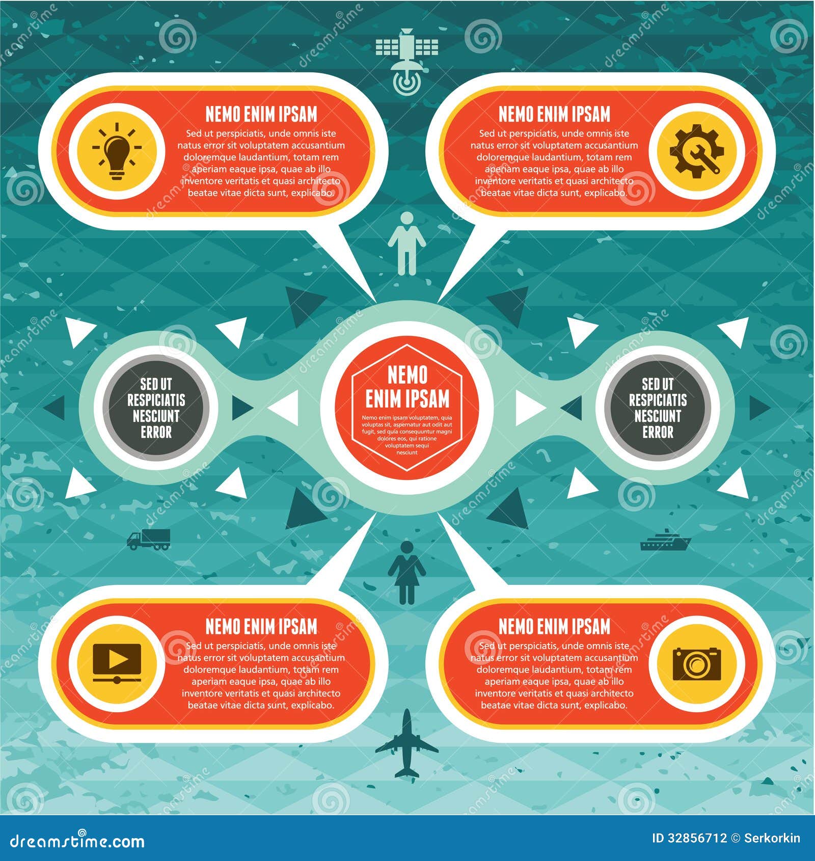 Infographics Concept - Vector Scheme Stock Vector - Illustration of ...