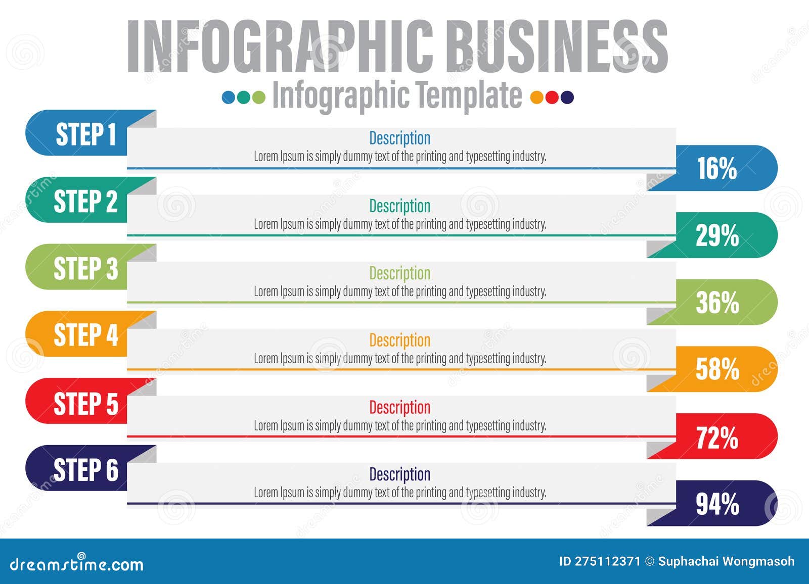 Infographics Creative Concept, Business Info Templates Option, Data ...