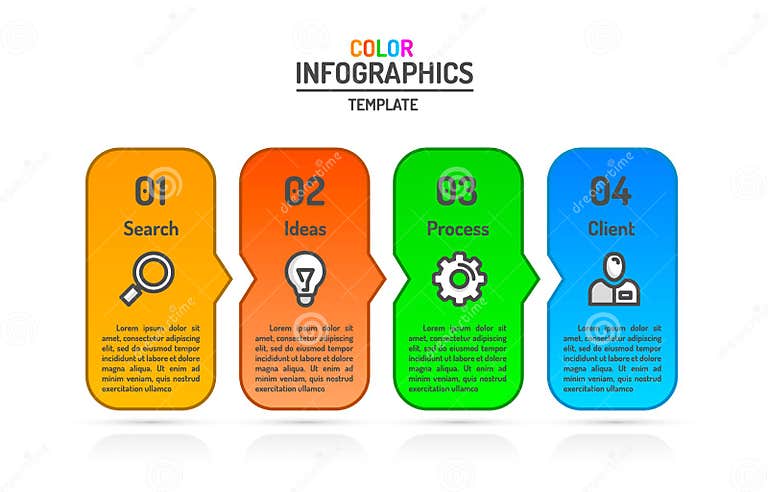Infographics Creative Concept, Business Info Templates Option, Data ...