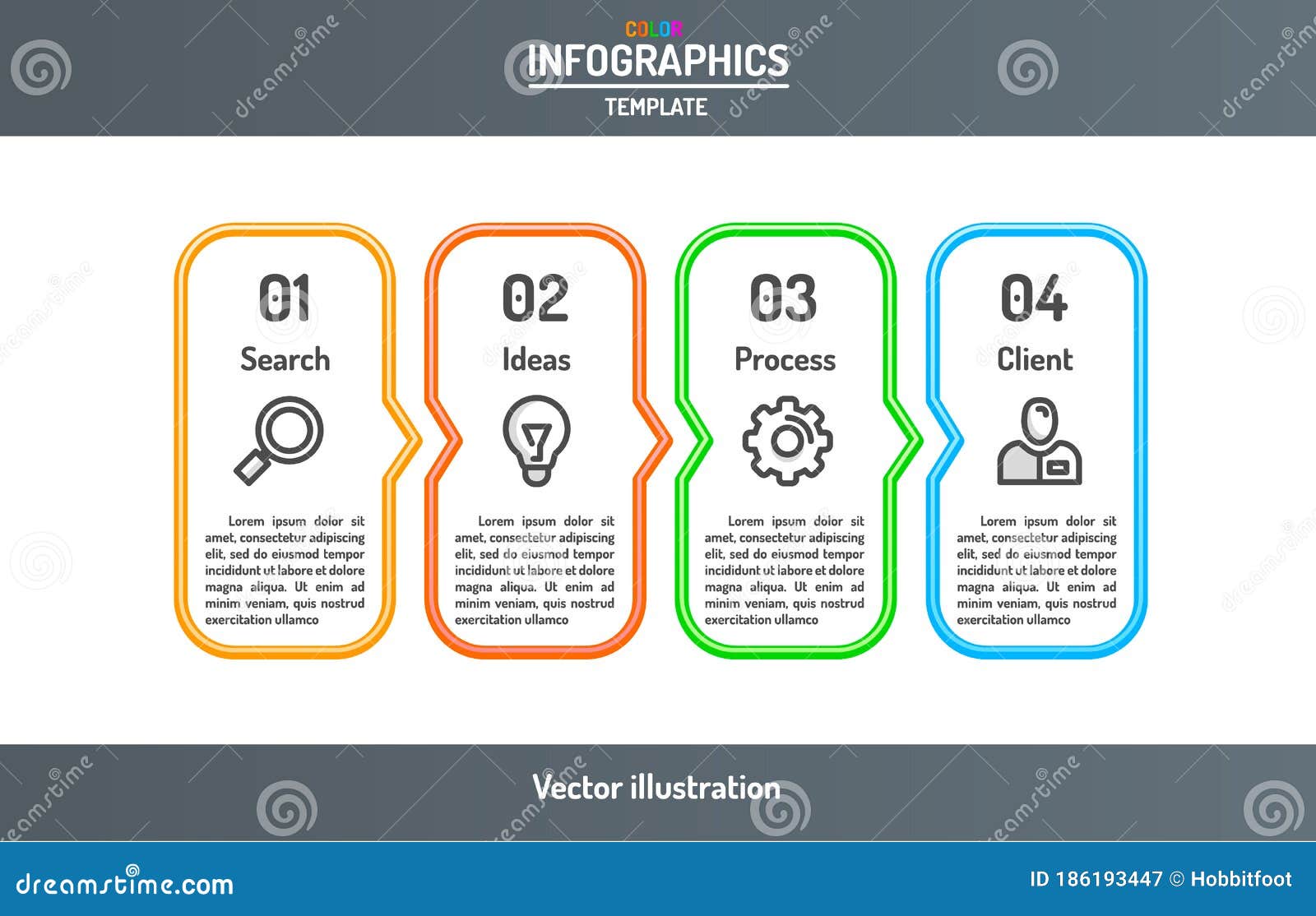 Infographics Creative Concept, Business Info Templates Option, Data ...
