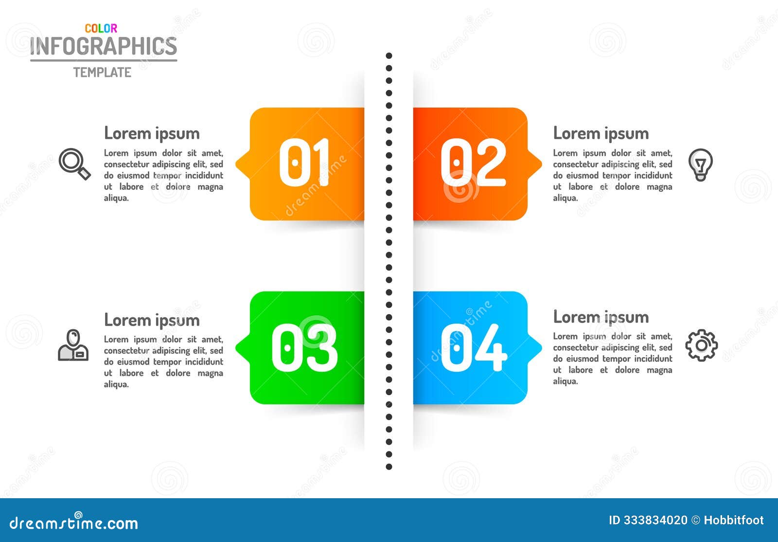 Infographics Creative Concept, Business Info Templates Option, Data ...