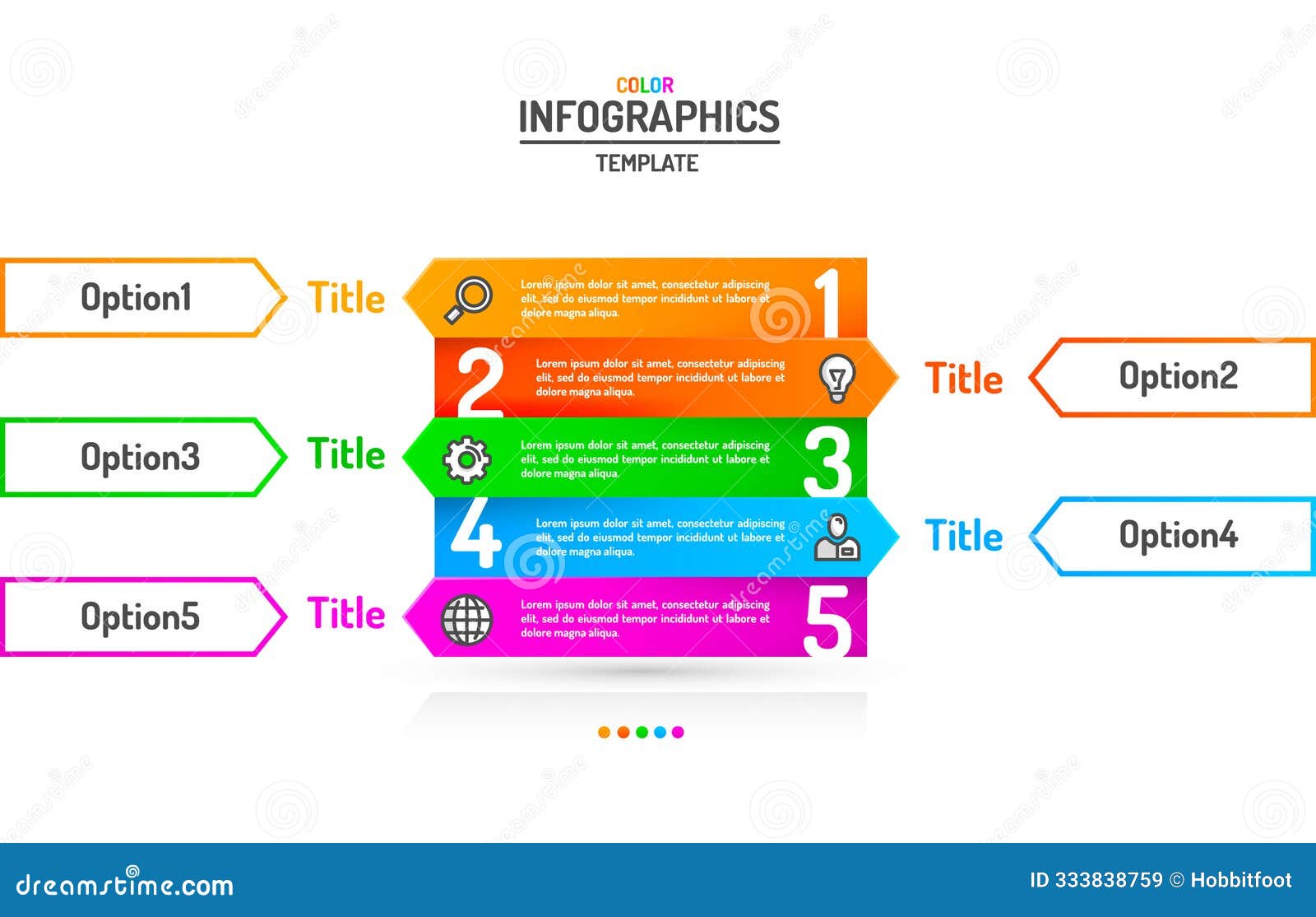 Infographics Creative Concept, Business Info Templates Option, Data ...
