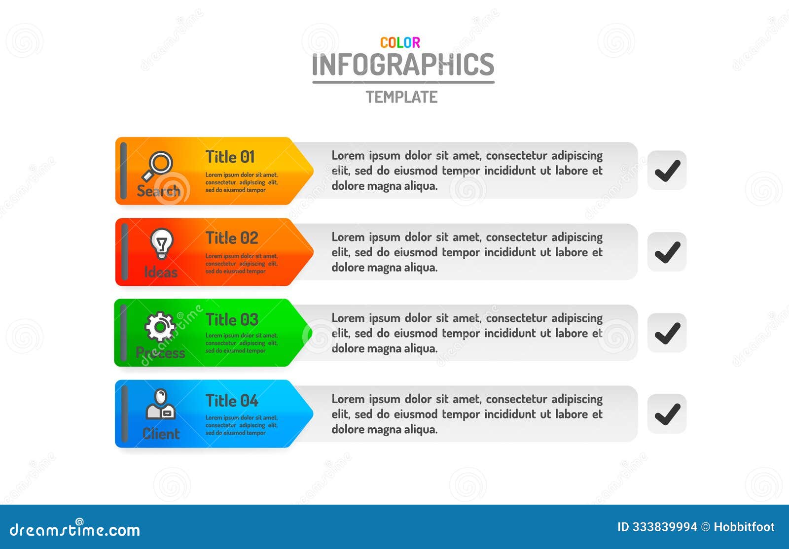 Infographics Creative Concept, Business Info Templates Option, Data ...
