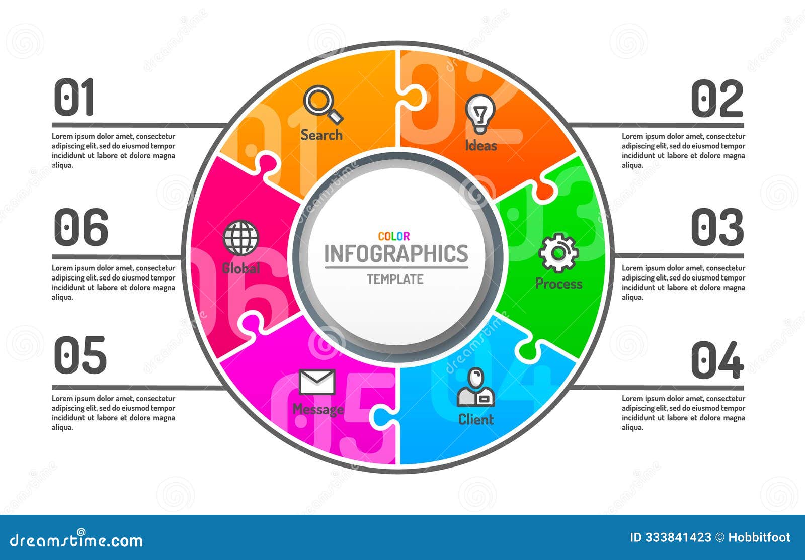 Infographics Creative Concept, Business Info Templates Option, Data ...