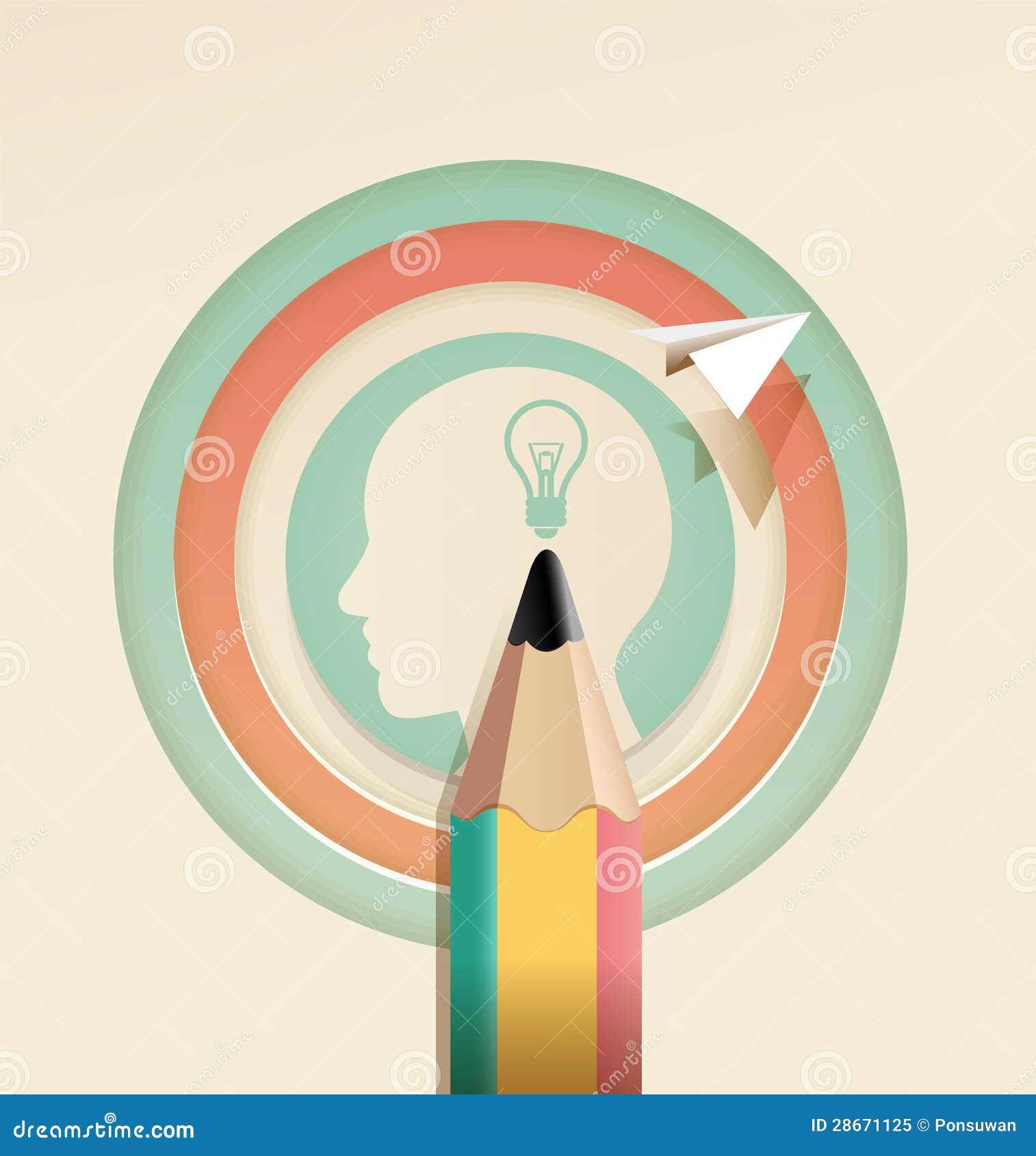 Infographics Creative Pencil Template / Concept Stock Vector ...