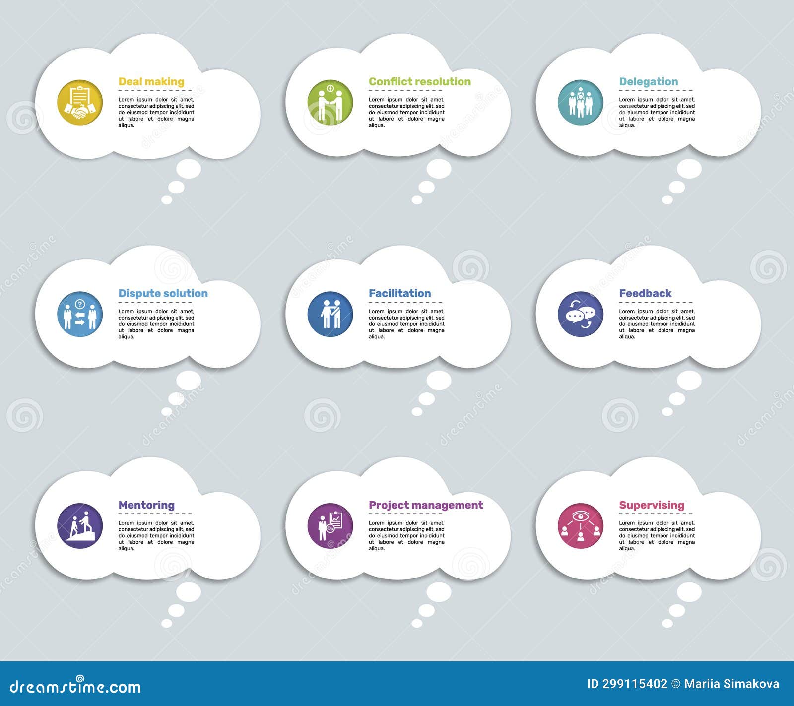 Infographics with Customer Relationship Theme Icons, 10 Steps. Such As ...