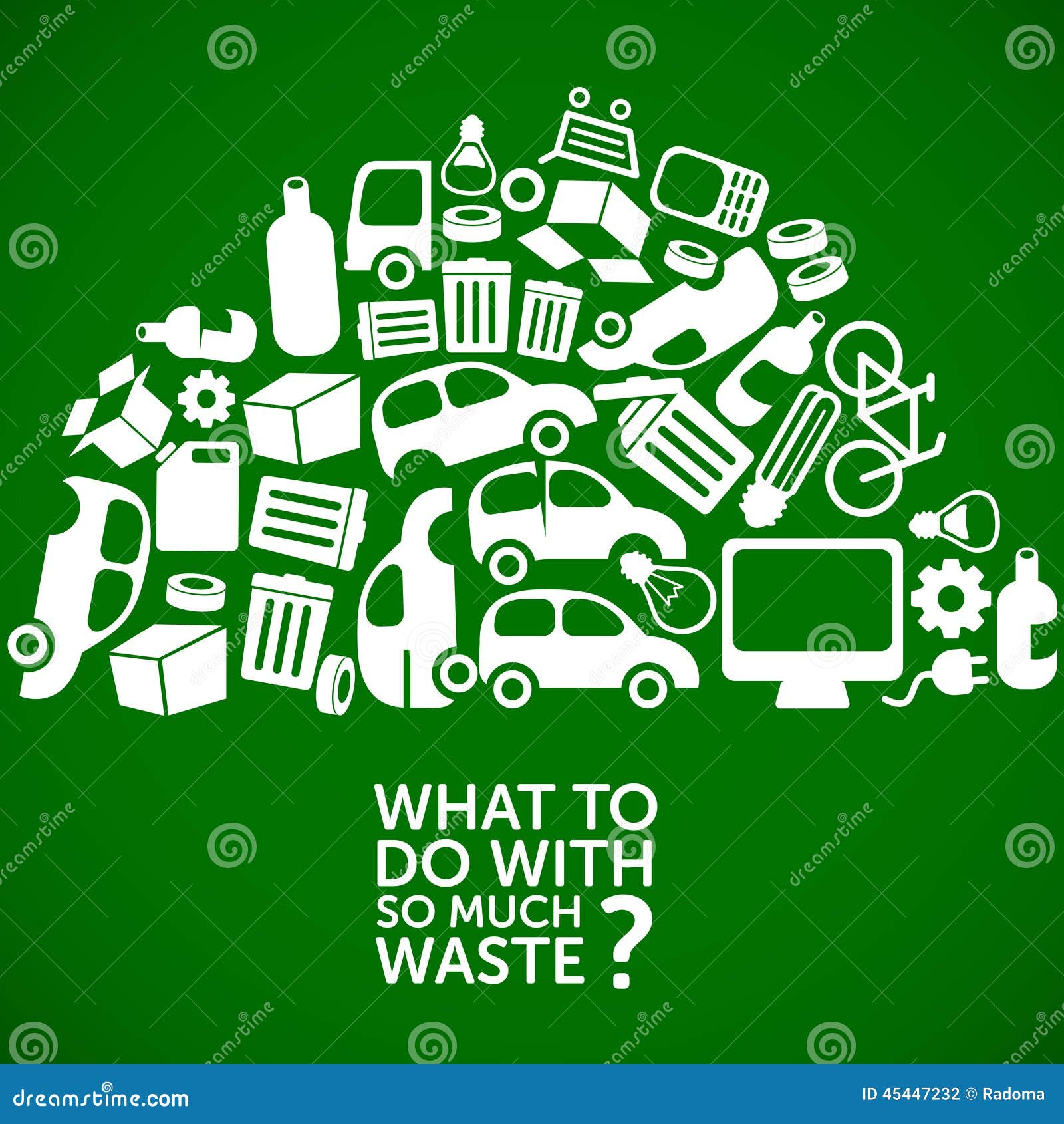 Infographics Da Ecologia - Tratamento Waste Ilustração Stock ...