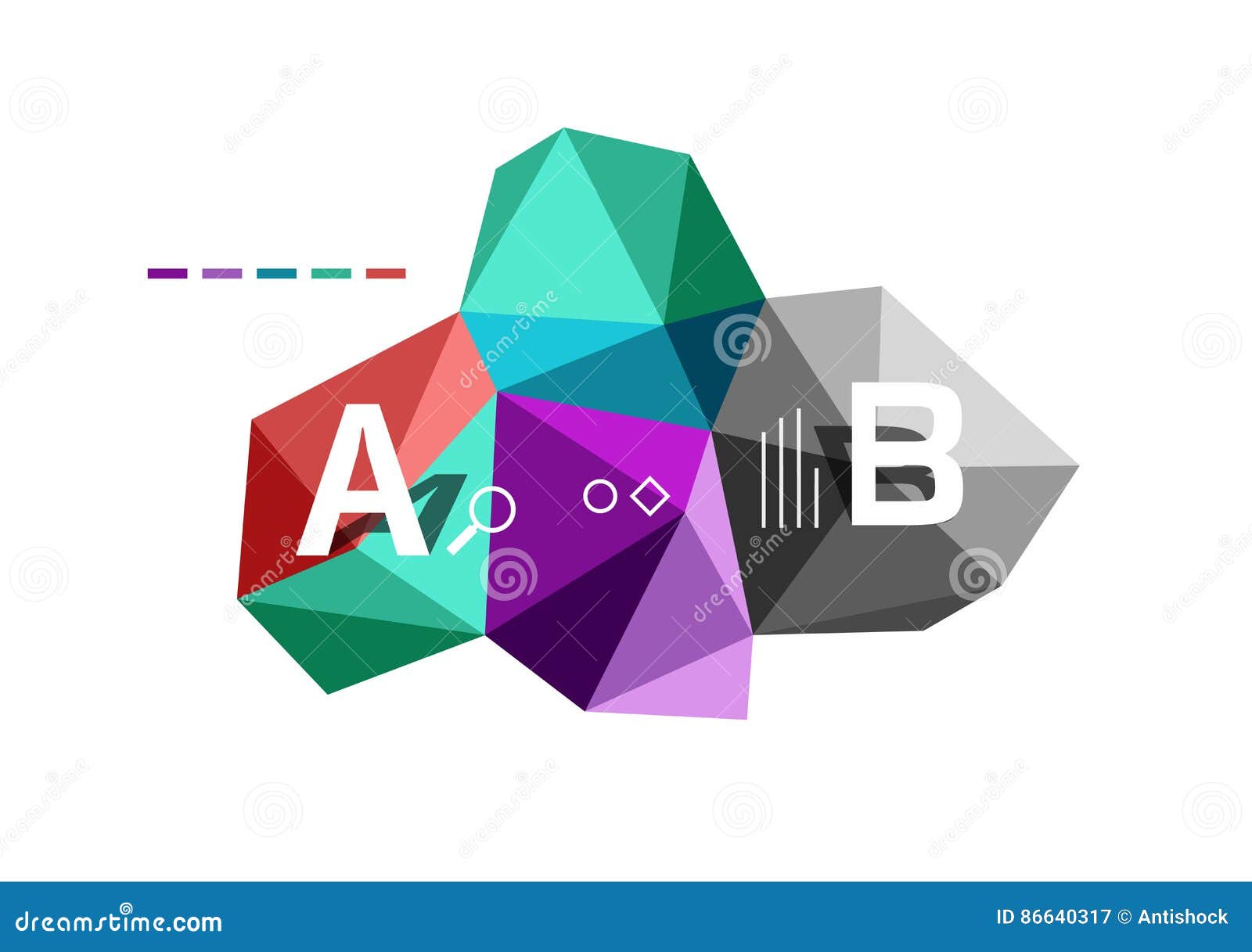 Infographics de ABC stock de ilustración. Ilustración de plano - 86640317