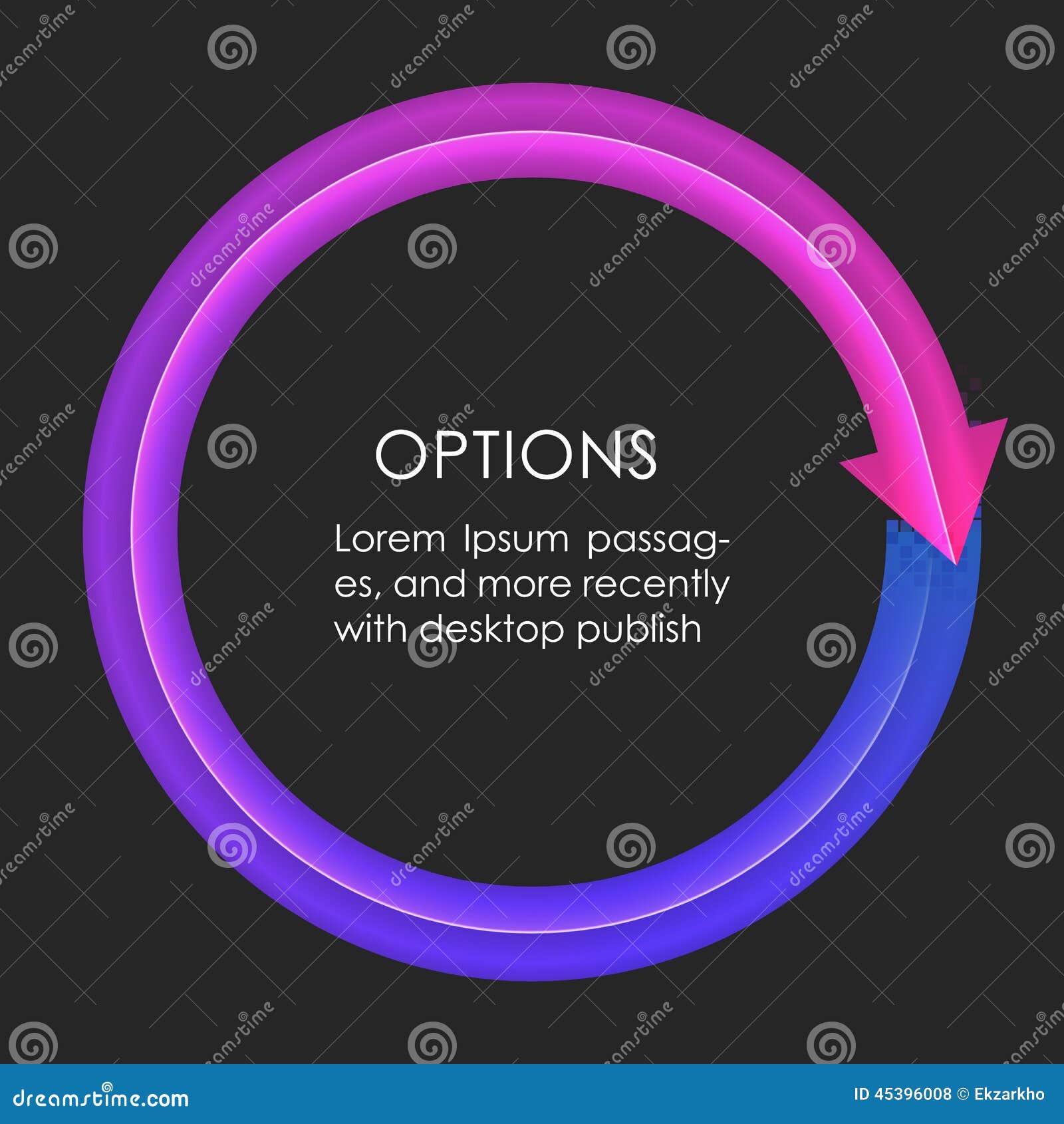 Infographics Design Template. Circular Arrows Stock Vector ...