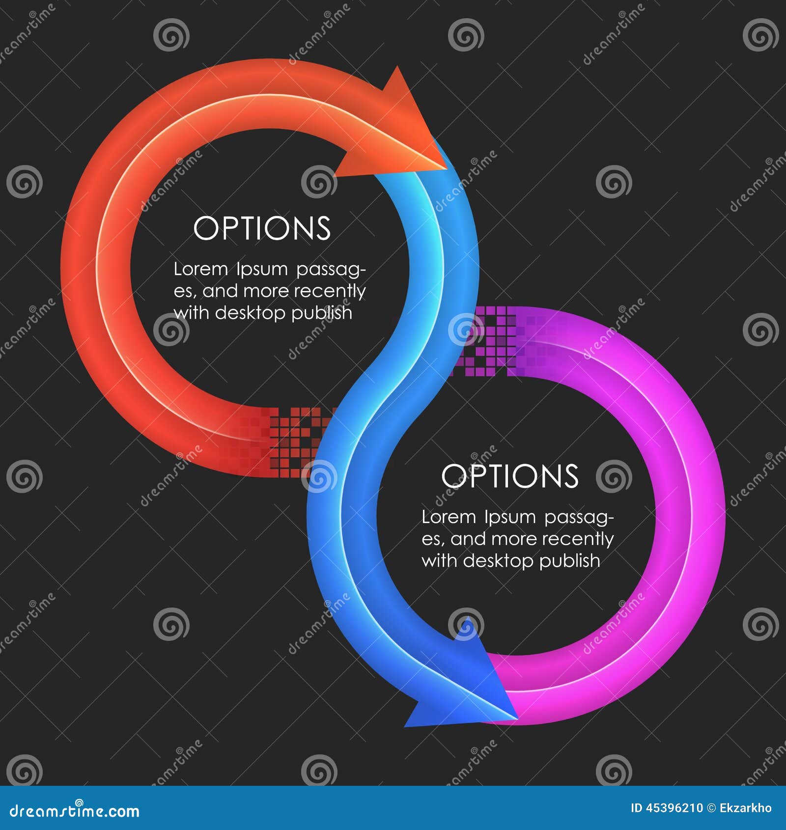 Infographics Design Template. Circular Arrows Stock Vector ...