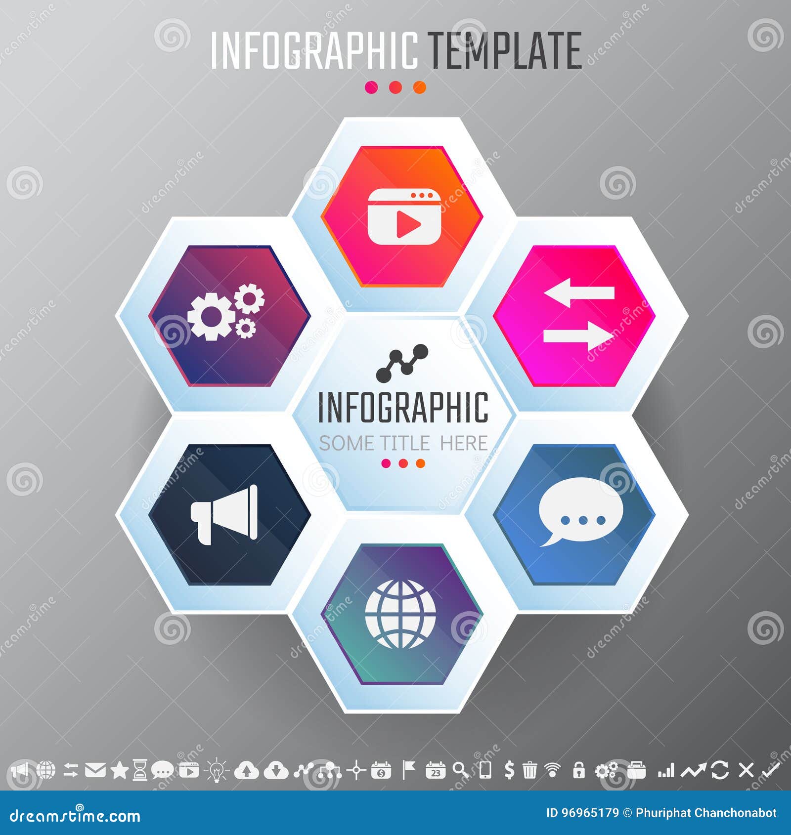 Infographics Design Template Stock Vector - Illustration of charts ...
