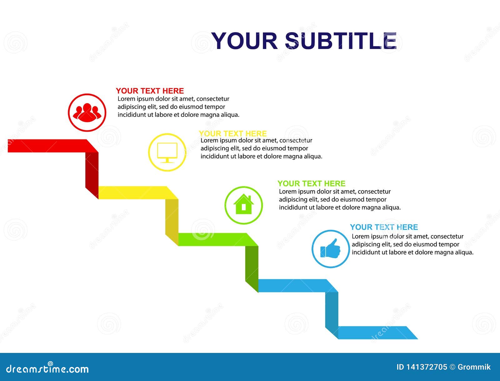 Infographics of Development Stages for Design and Development Stock ...