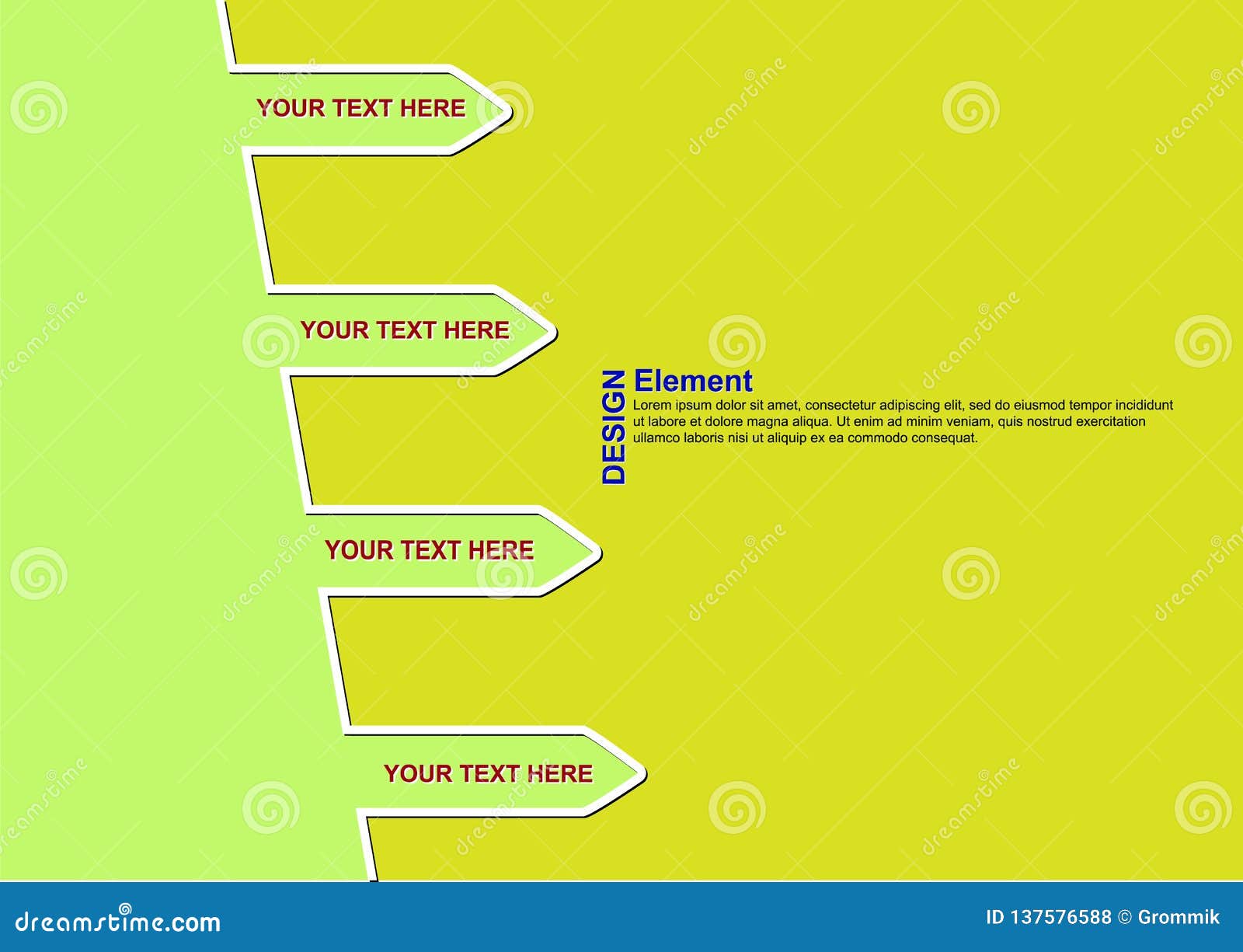 Infographics, Direction or Stage of Development Stock Vector ...