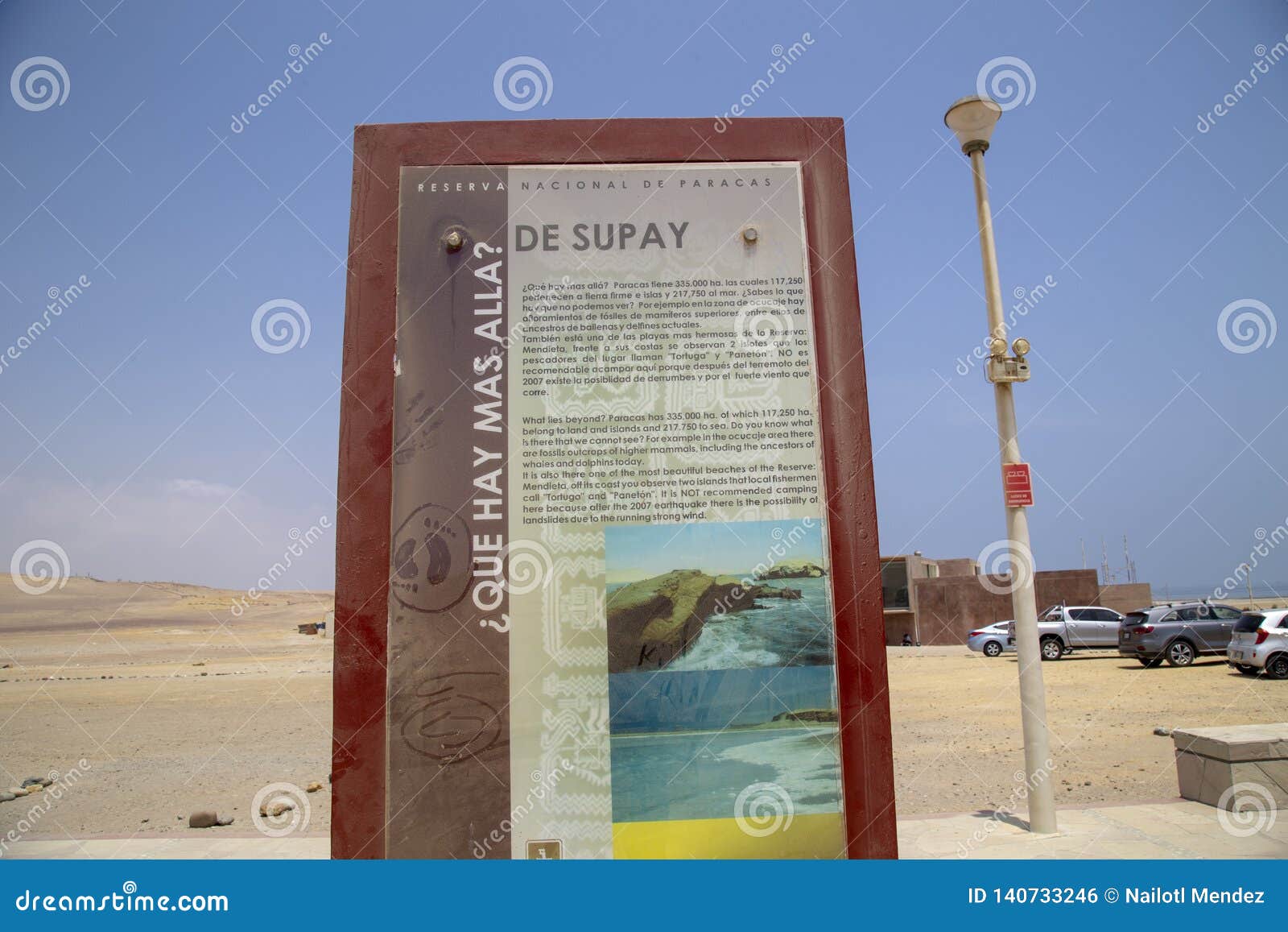 Infographics E Mapas , Reserva Nacional Do Peru De Paracas Foto ...