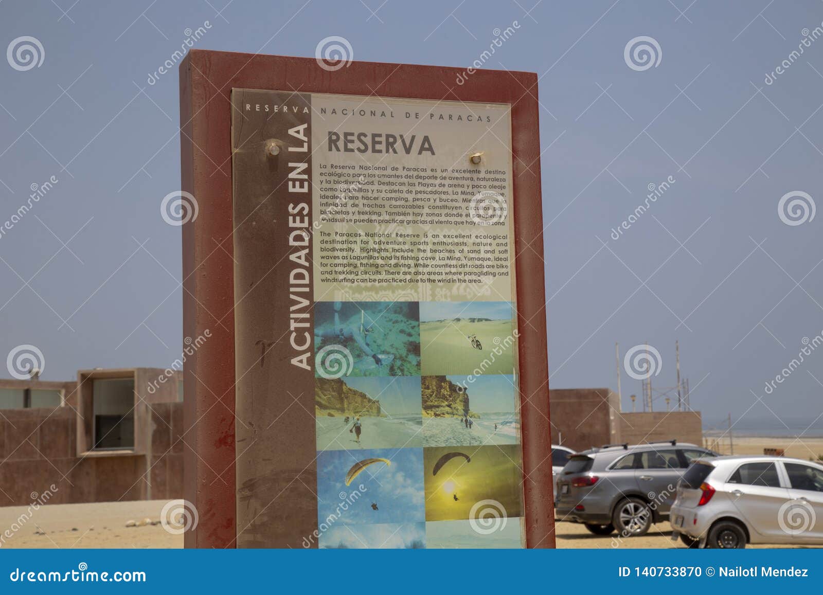 Infographics E Mapas , Reserva Nacional Do Peru De Paracas Imagem ...