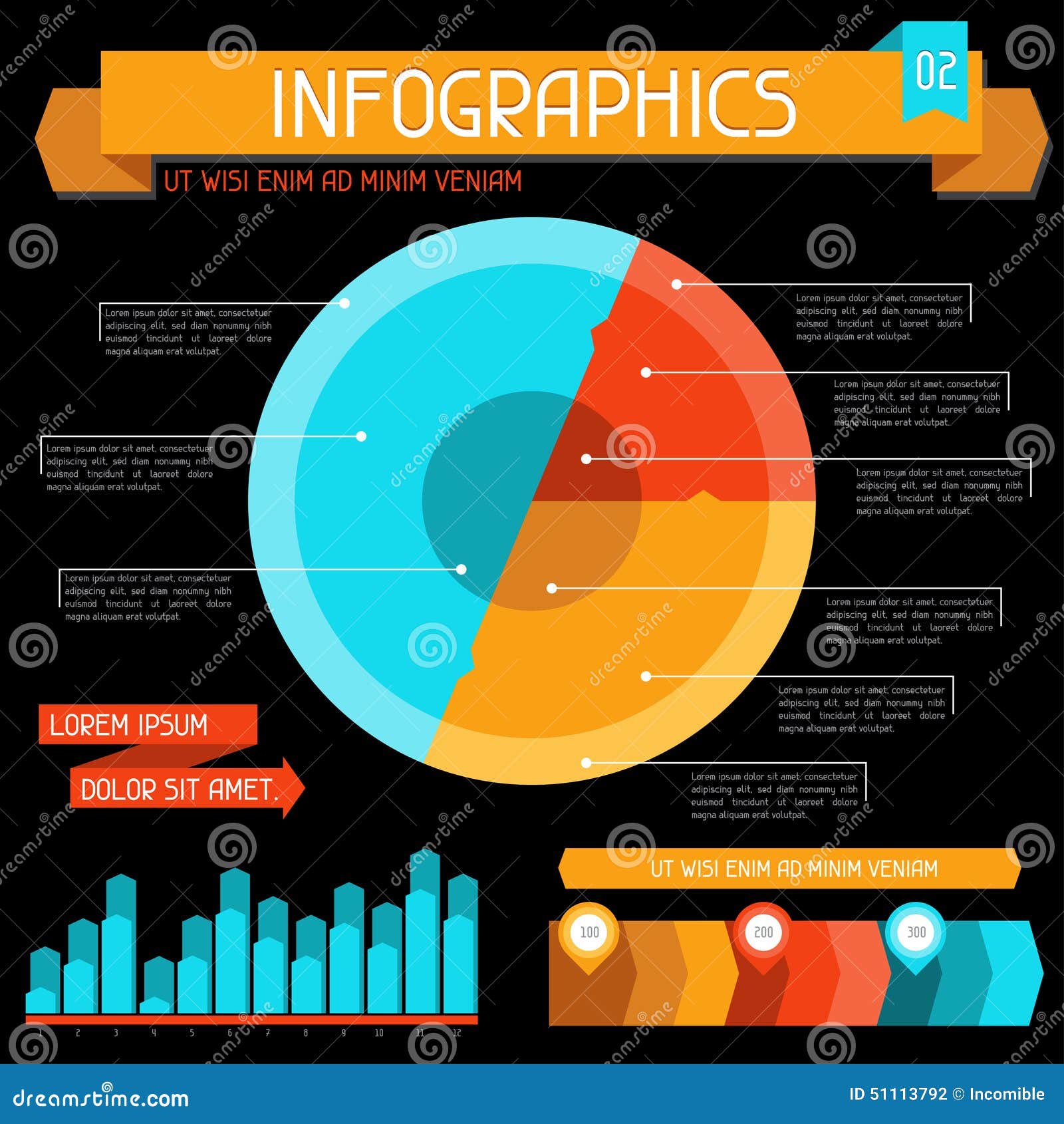 Infographics Elements Collection. Set 2 Stock Vector - Illustration of ...
