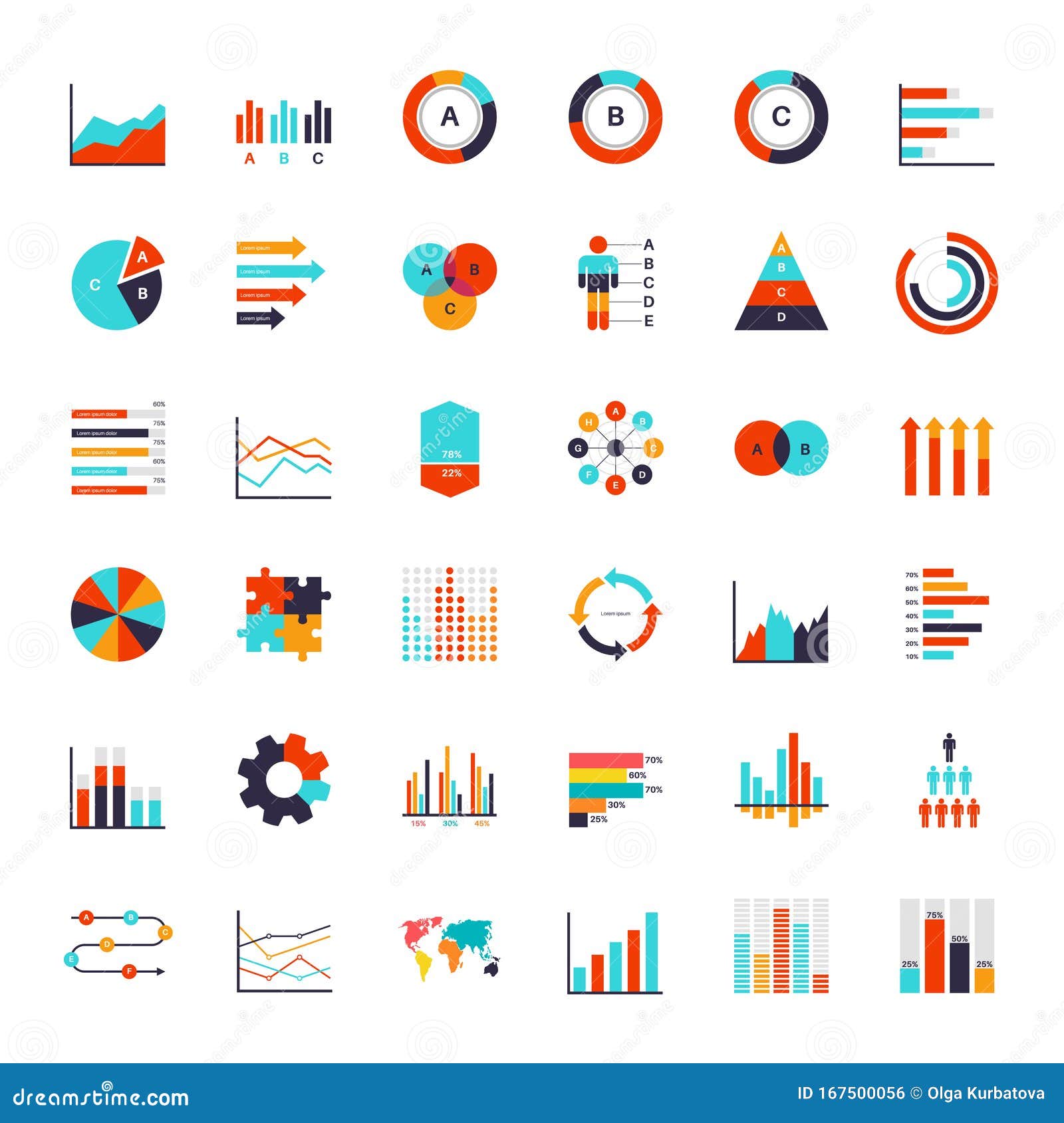 Infographics Elements. Data Analysis Chart, Modern Presentation for ... Infographics Elements. Data Analysis Chart, Modern Presentation for ...