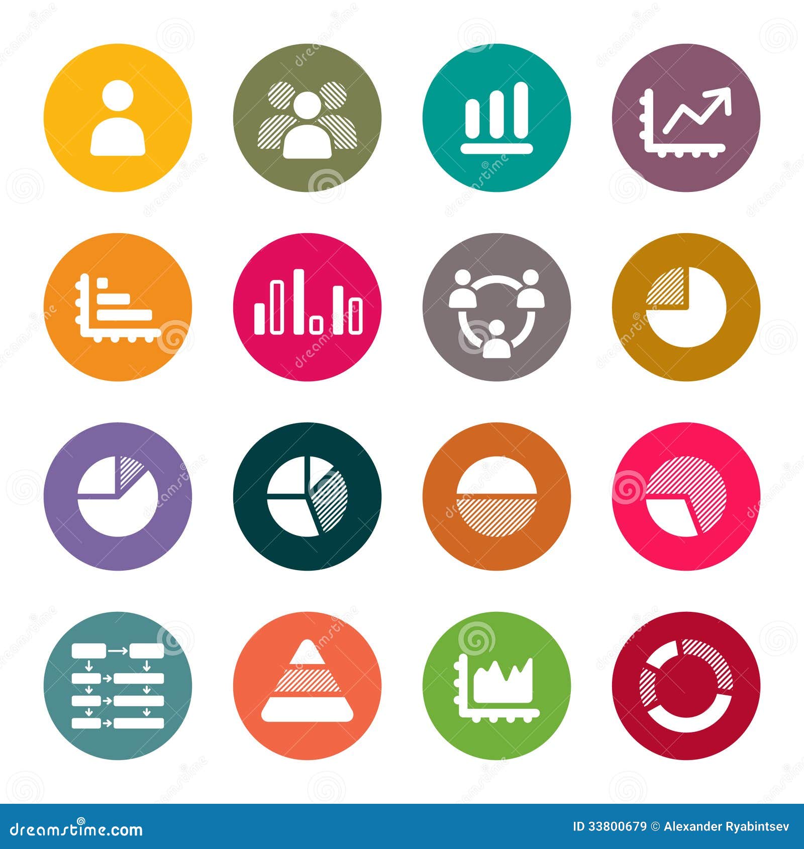 Infographics Elements.Icon Set Stock Illustration - Illustration of ...