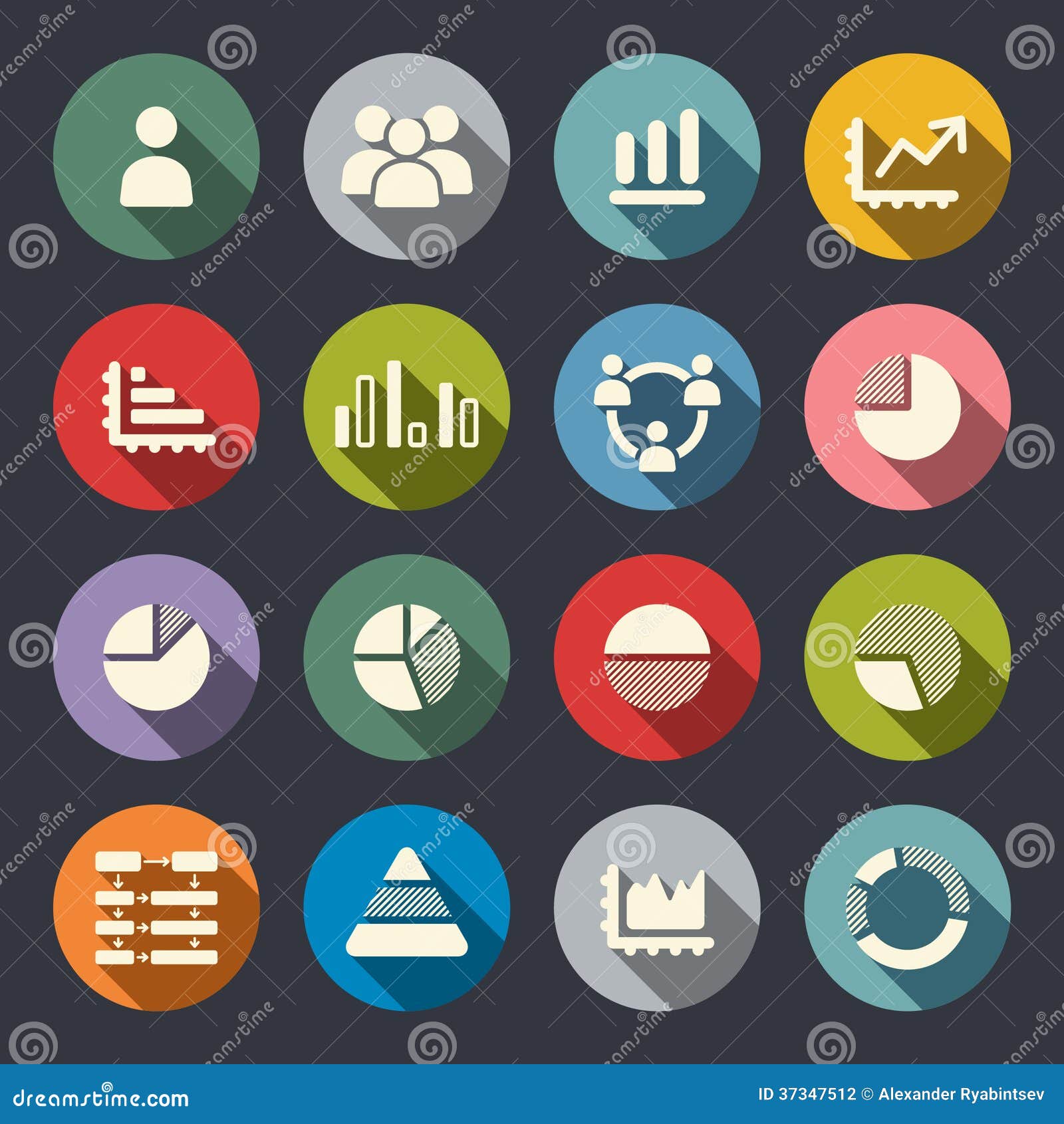 Infographics Elements.Icon Set Stock Vector - Illustration of concept ...