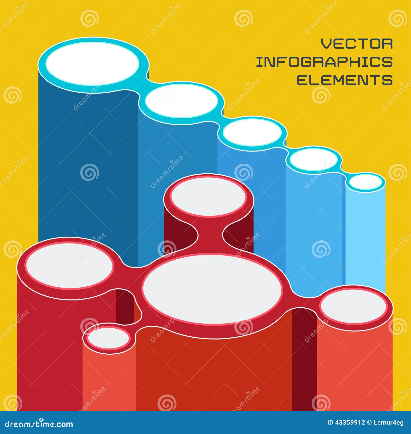Infographics Elements for Presentation Stock Vector - Illustration of ...