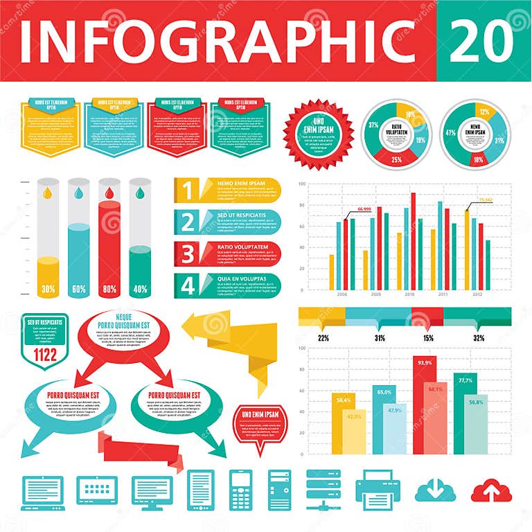 Infographics Elements 20 stock vector. Illustration of business - 31191108