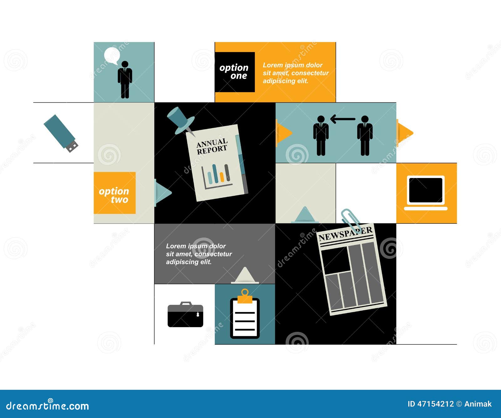 Infographics Elements. stock vector. Illustration of information - 47154212