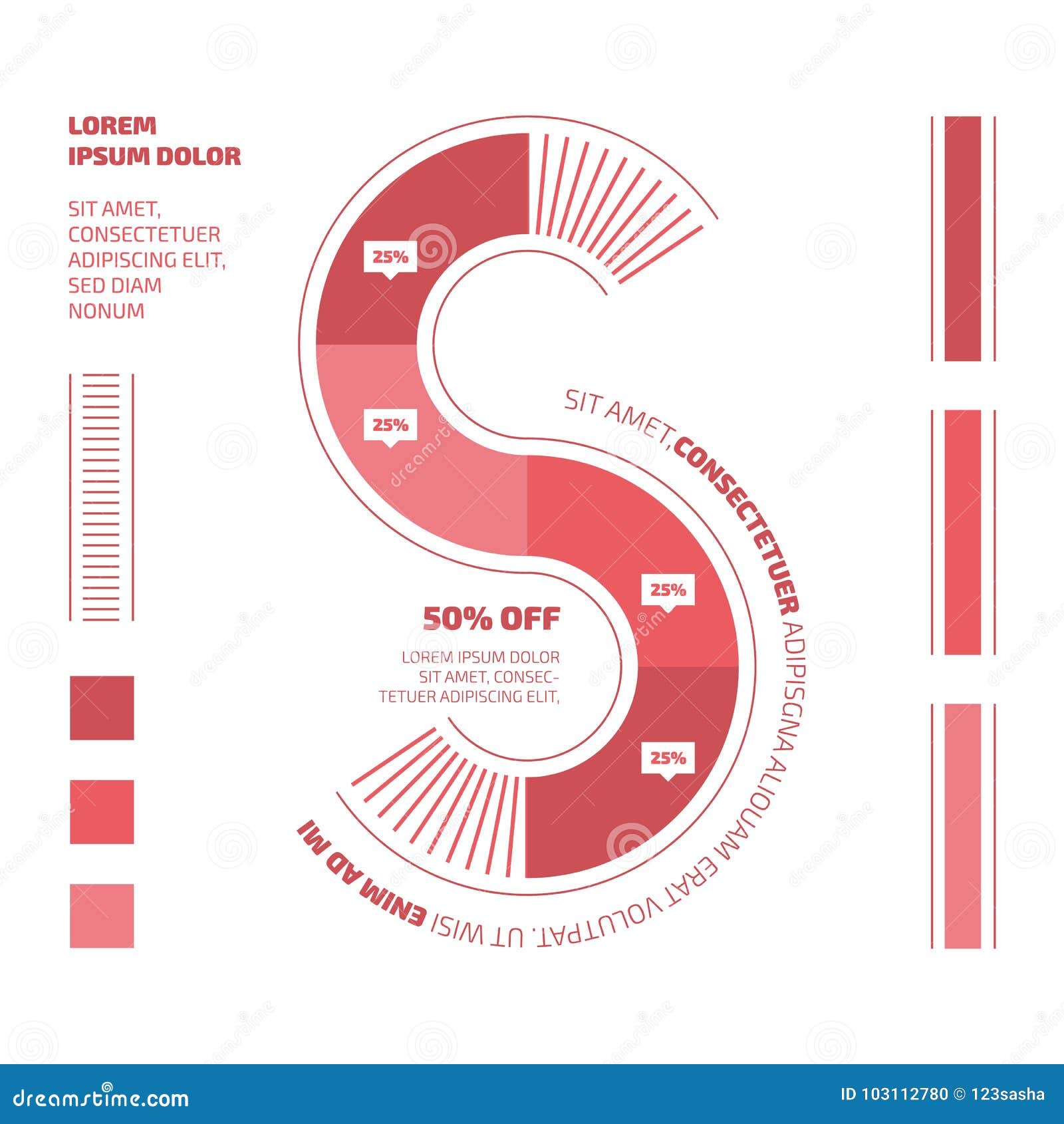 Infographics Elements in Vector Stock Vector - Illustration of ...