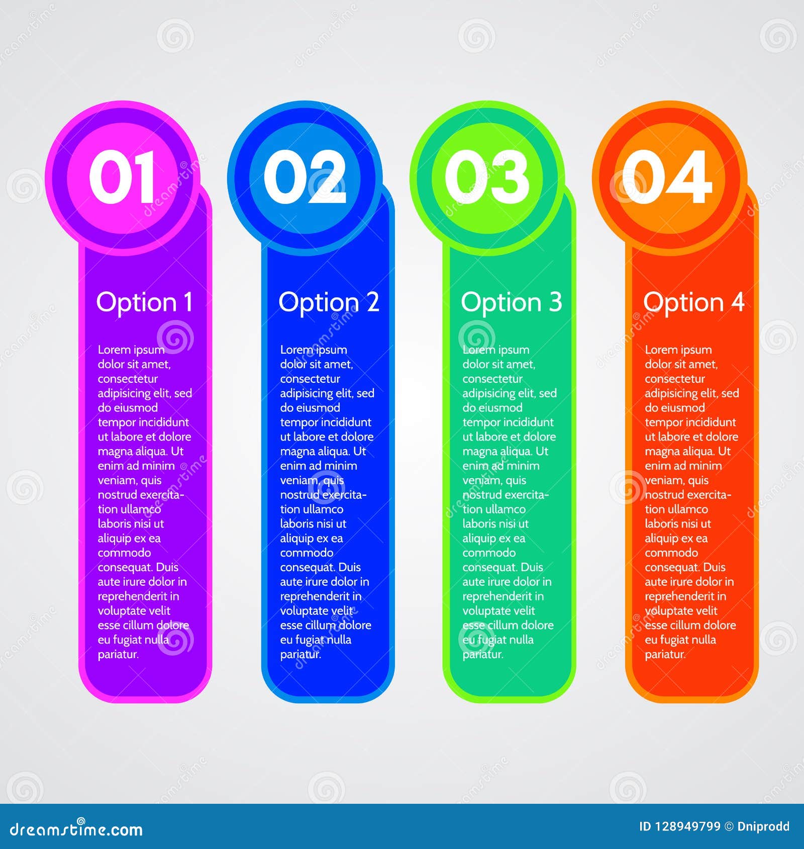 Four Elements of Infographic Design Stock Vector - Illustration of ...