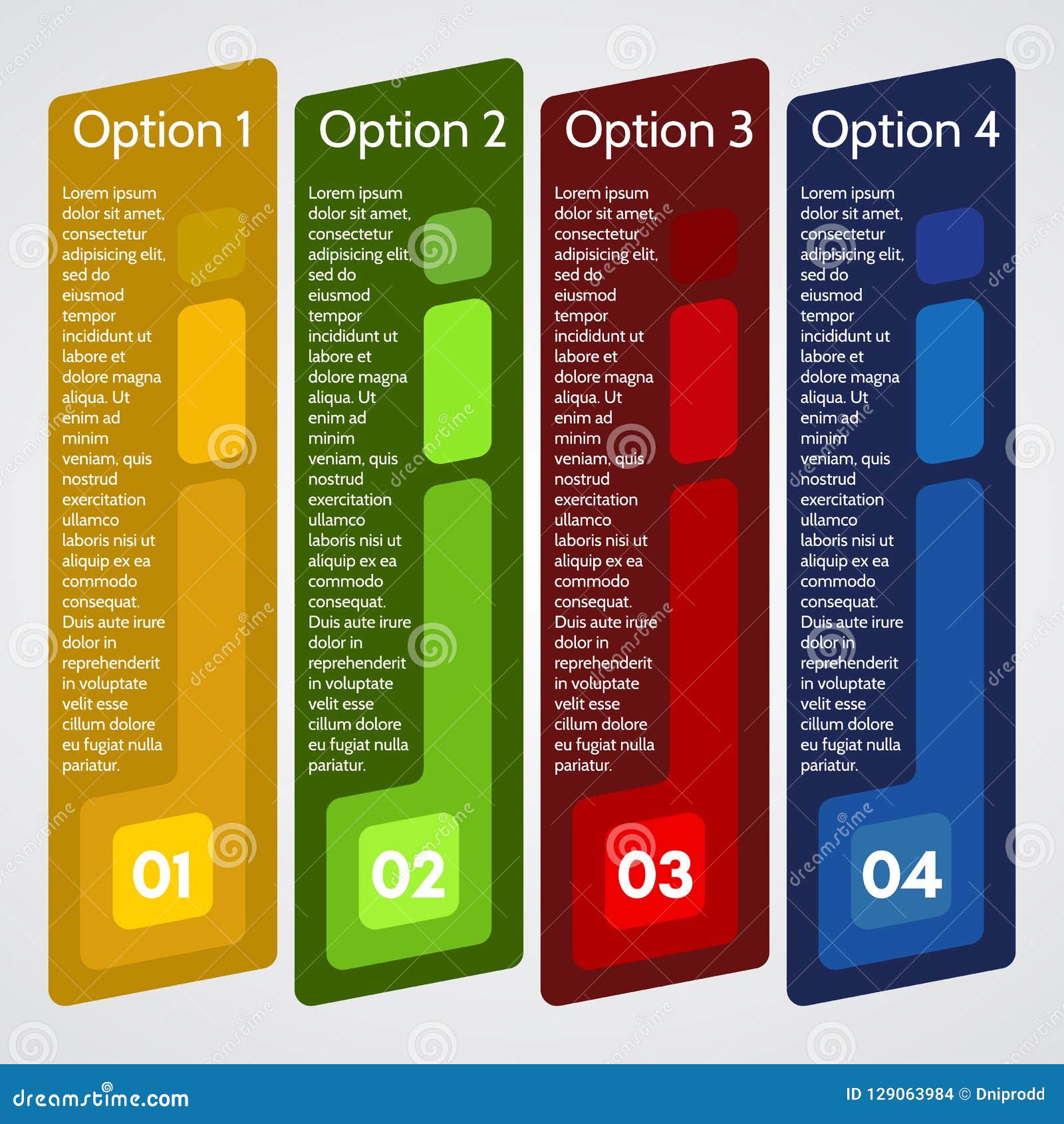 Four Elements of Infographic Design Stock Vector - Illustration of ...
