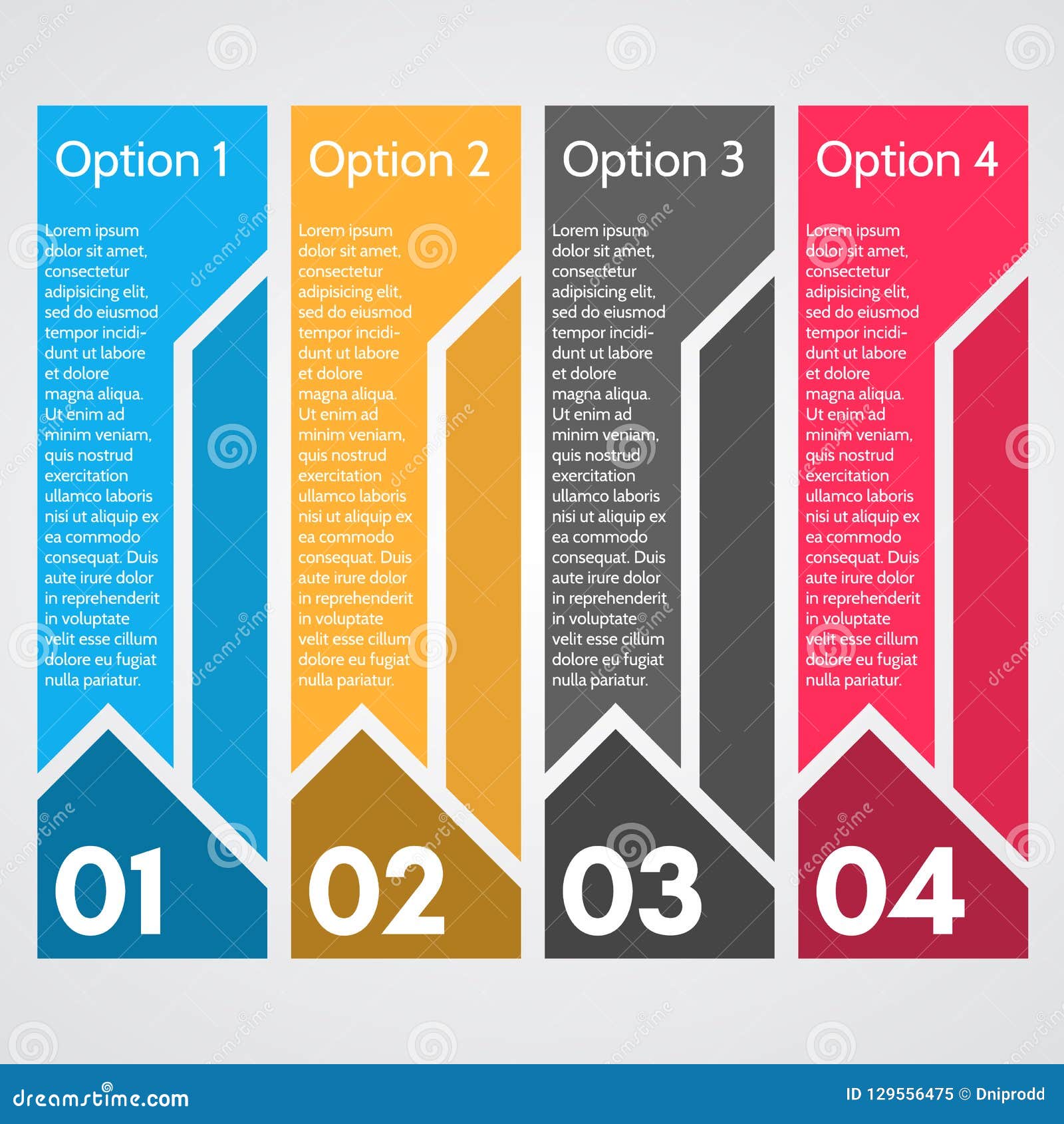 Four Elements of Infographic Design Stock Vector - Illustration of ...