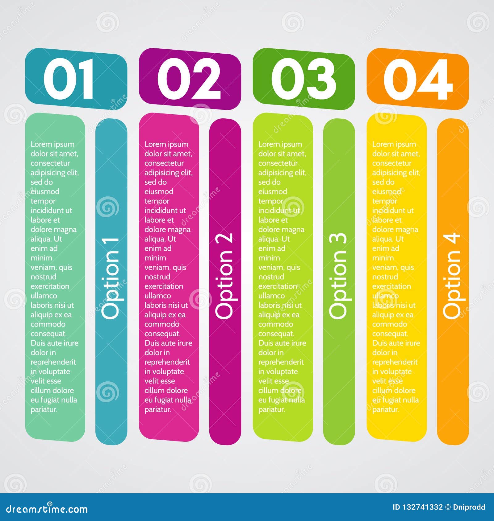 Four Elements of Infographic Design Stock Vector - Illustration of ...