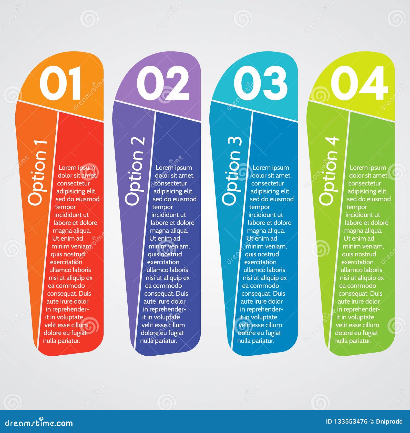 Four Elements of Infographic Design Stock Vector - Illustration of ...