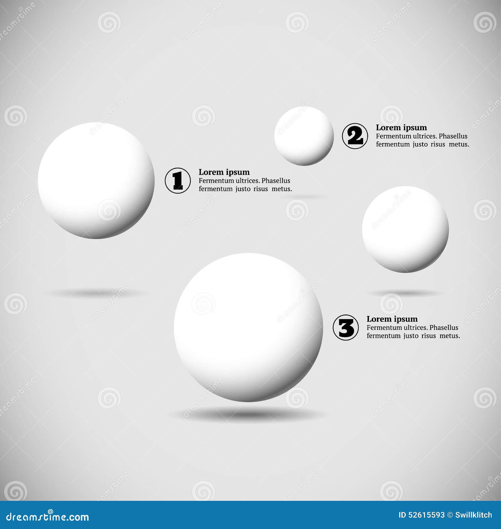 Infographics with Group of Flying Balls Stock Vector - Illustration of ...