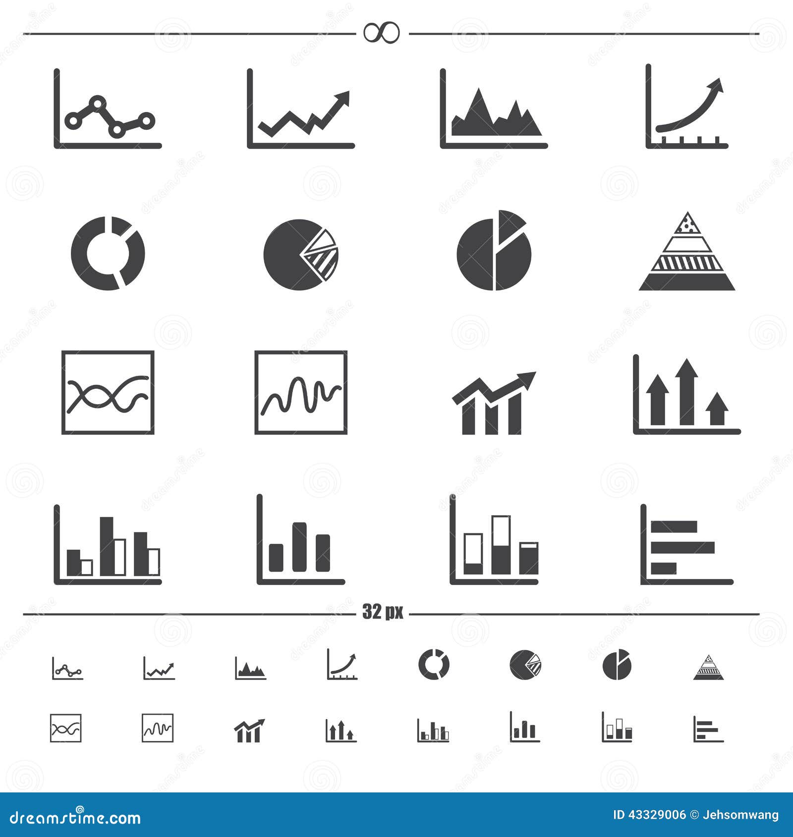 Infographics icons vector stock vector. Illustration of information ...
