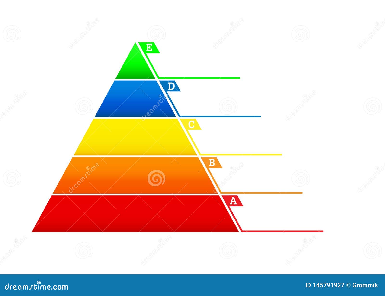 Infographics of Lead Generation, Pyramid of Development Strategy Stock ...