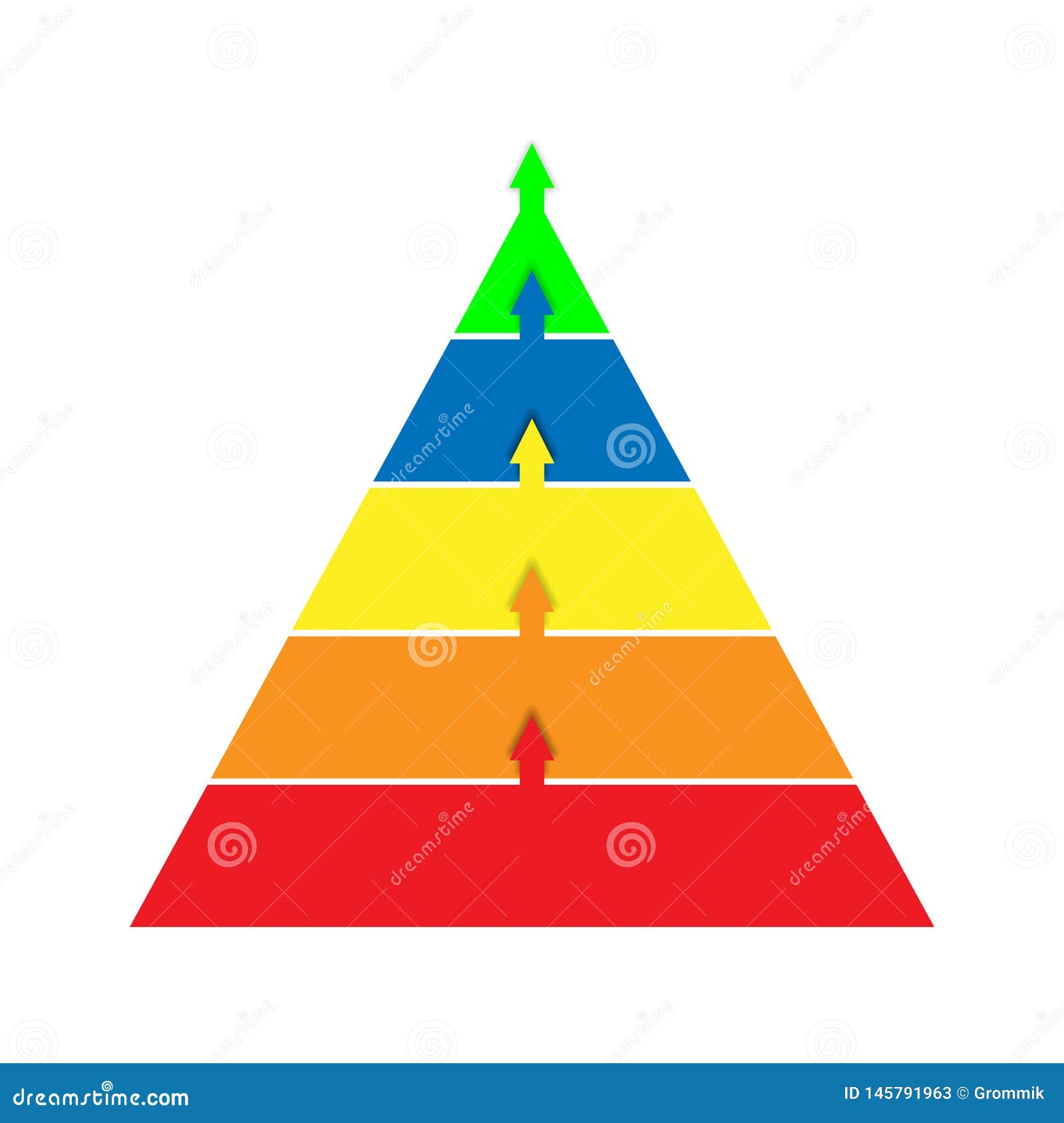 Infographics of Lead Generation, Pyramid of Development Strategy Stock ...