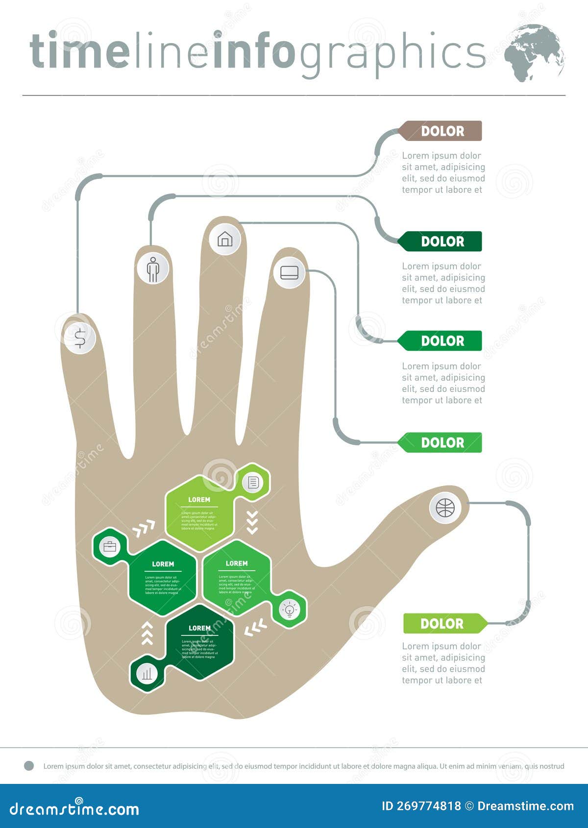 Infographics - Let S Keep the Planet Clean Using 5 Simple Rules Stock ...