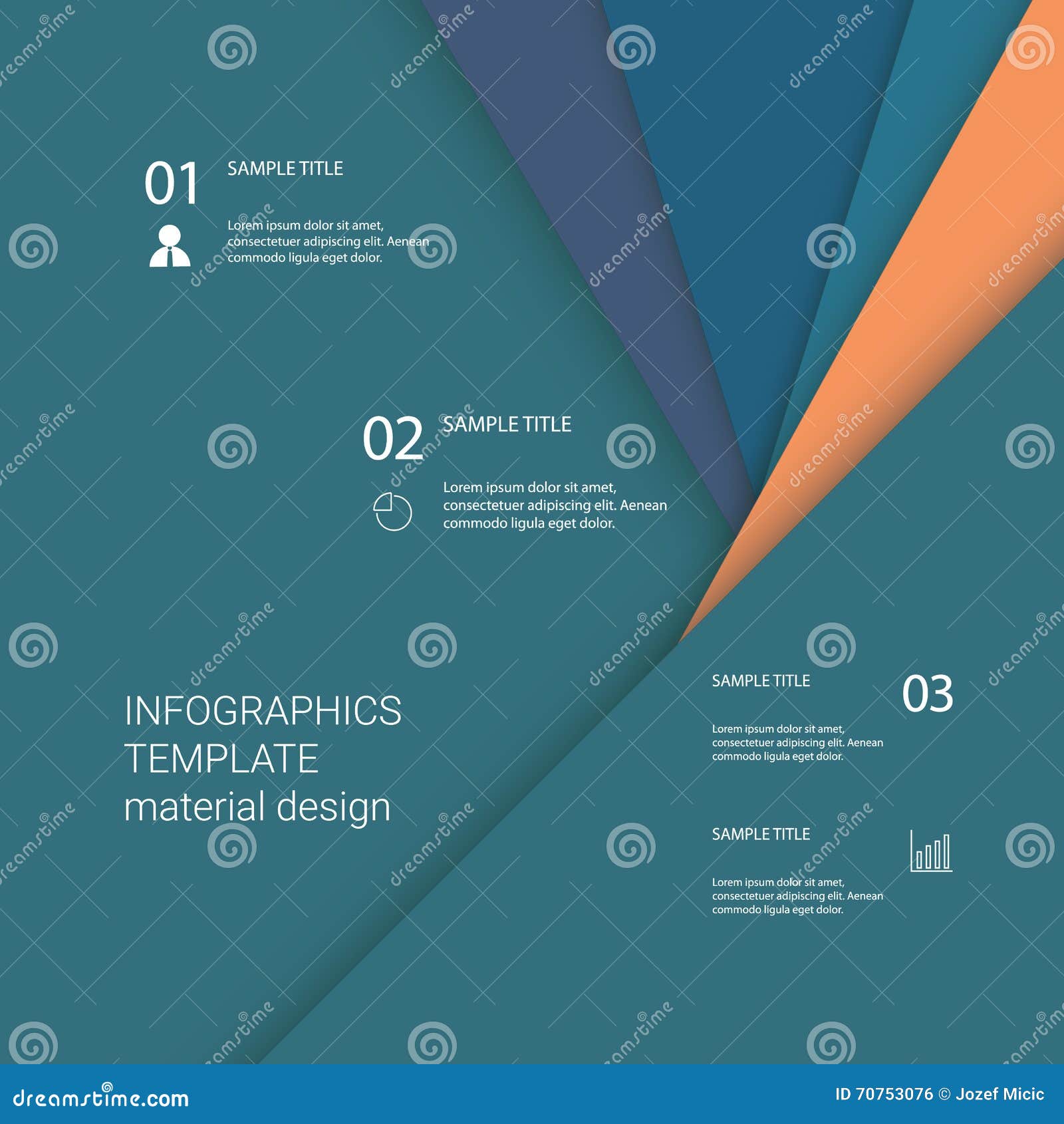 Infographics Menu Template with Business Elements and Icons for ...