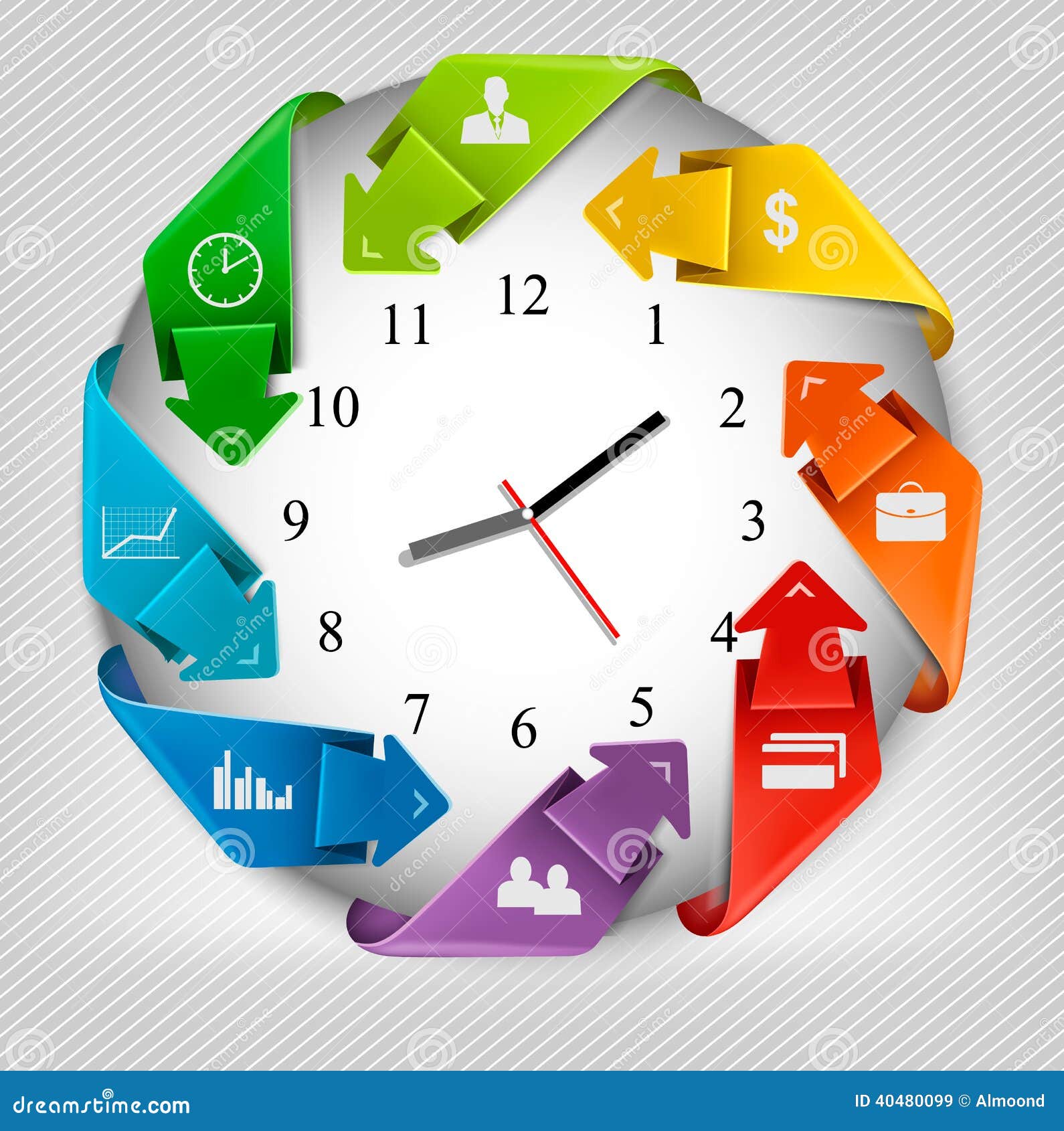 Digital Clock Infographics Stock Illustrations – 1,060 Digital Clock ...