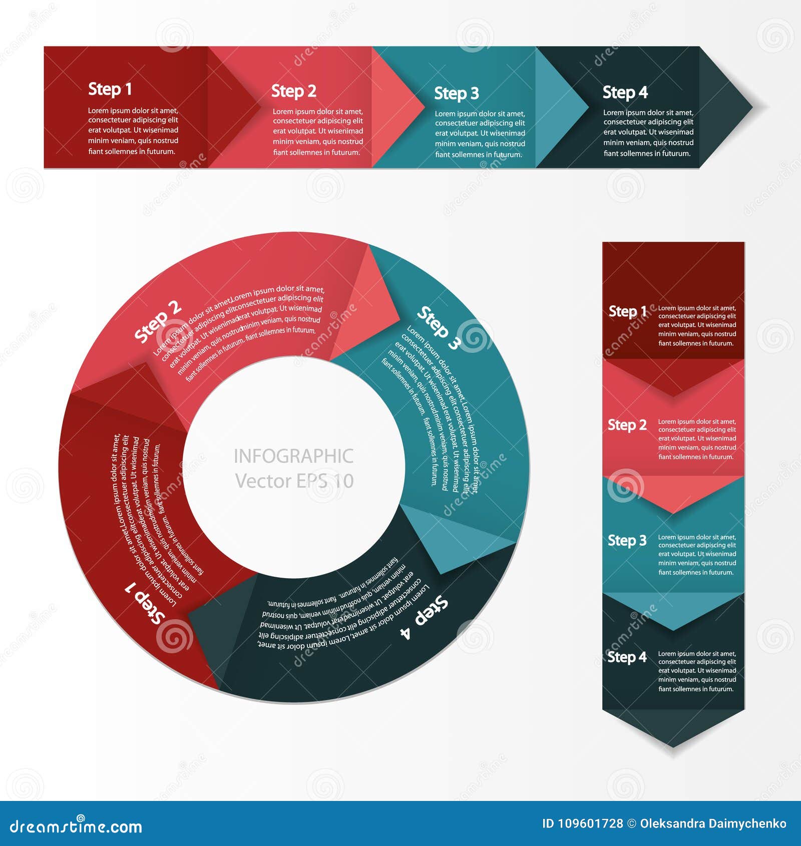 Infographics. Process Chart Module Stock Illustration - Illustration of ...