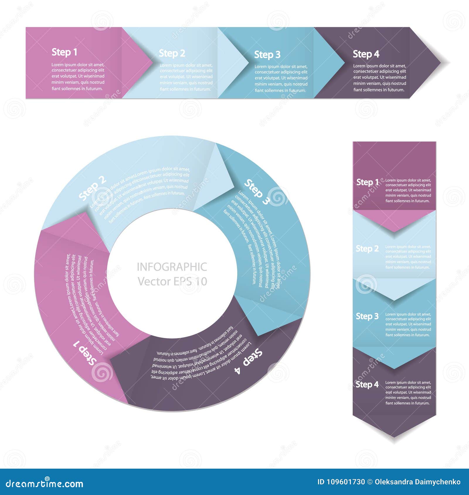 Infographics. Process Chart Module Stock Illustration - Illustration of ...