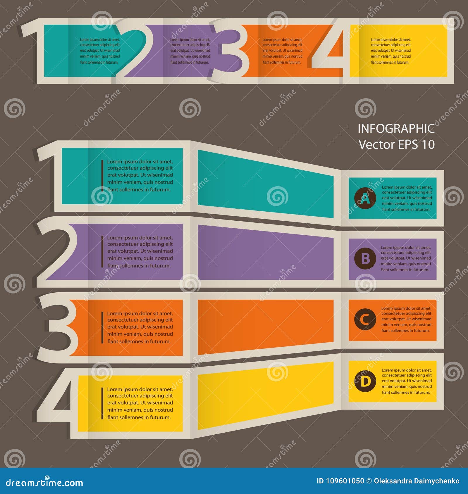 Infographics. Process Chart Module Stock Illustration - Illustration of ...