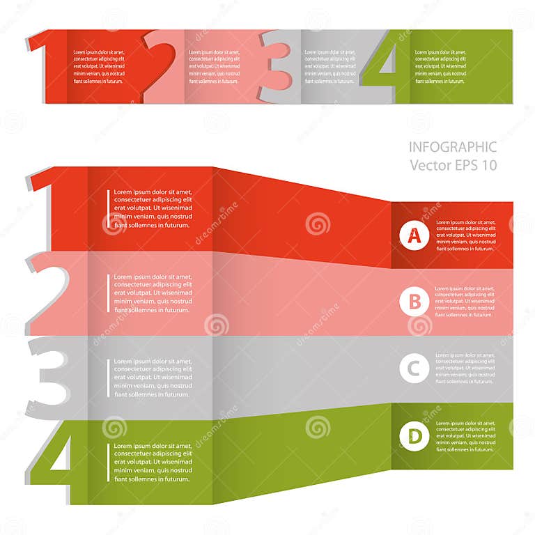 Infographics. Process Chart Module Stock Illustration - Illustration of ...