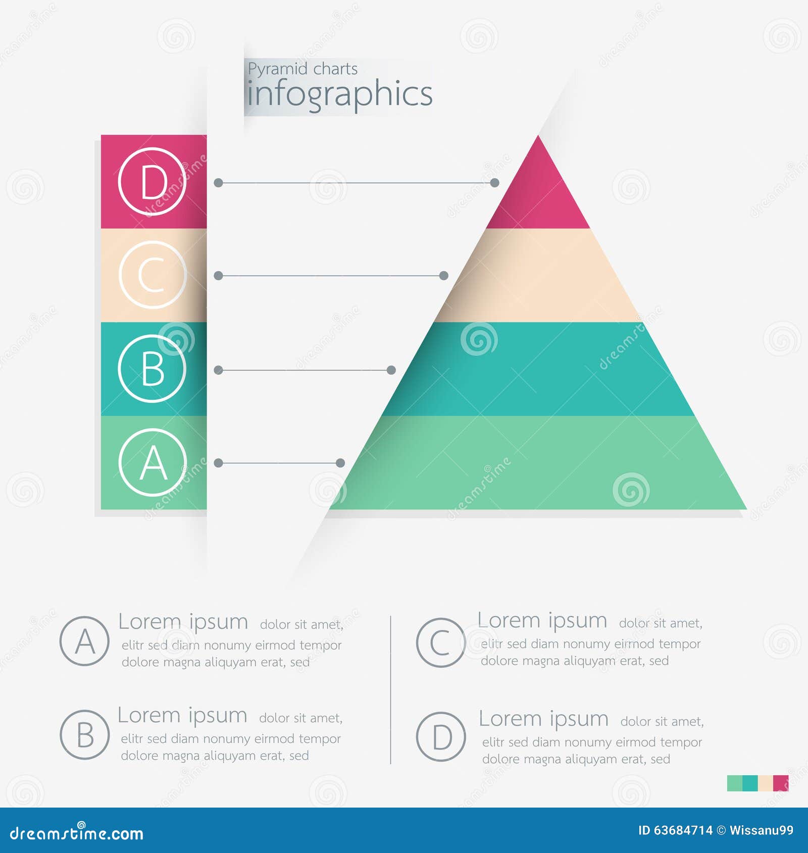 3d Infographics Pyramid Chart. Royalty-Free Stock Photo | CartoonDealer ...
